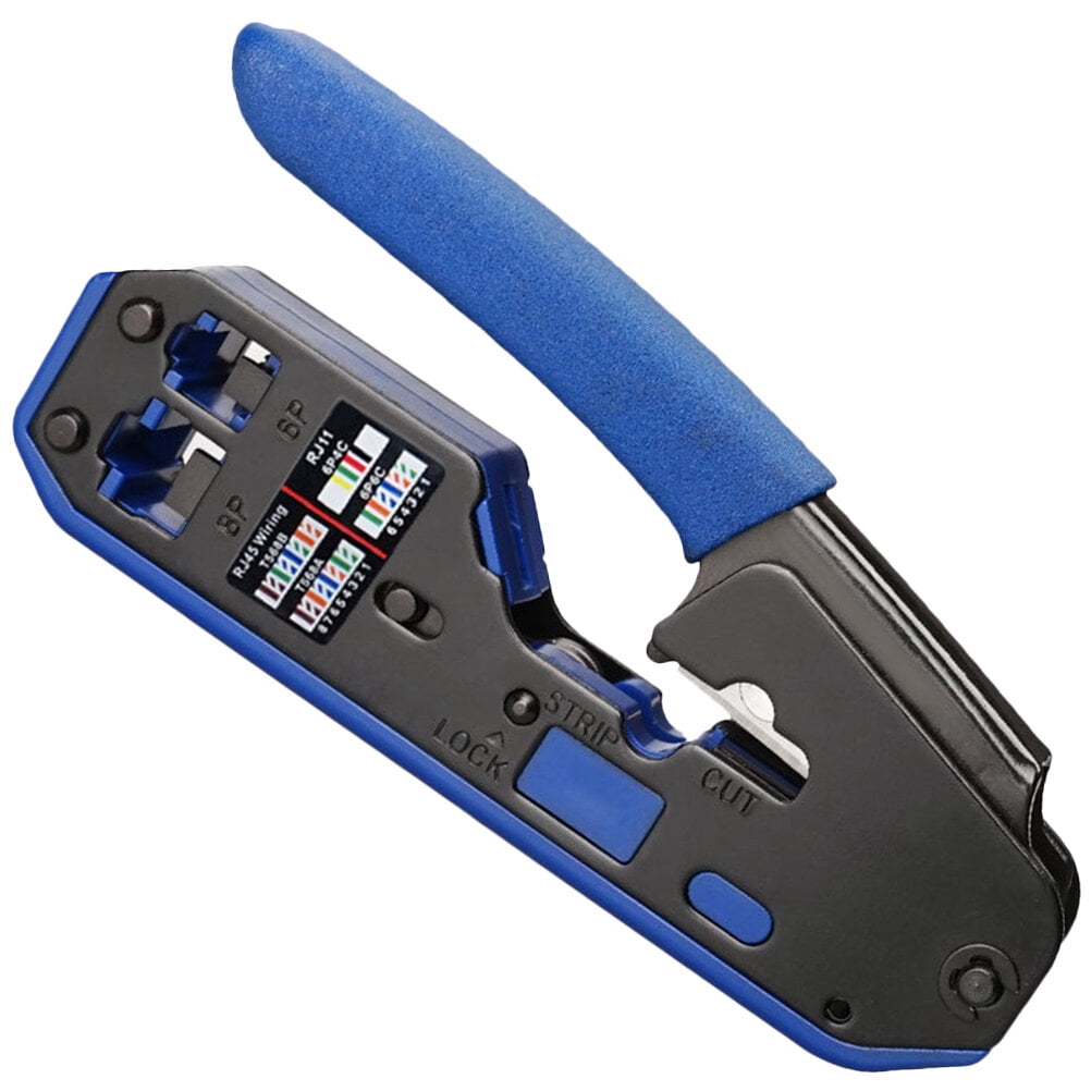 Rj45 Crimping Tool Cable Electrical Wire Stripper Strippers - Walmart.com