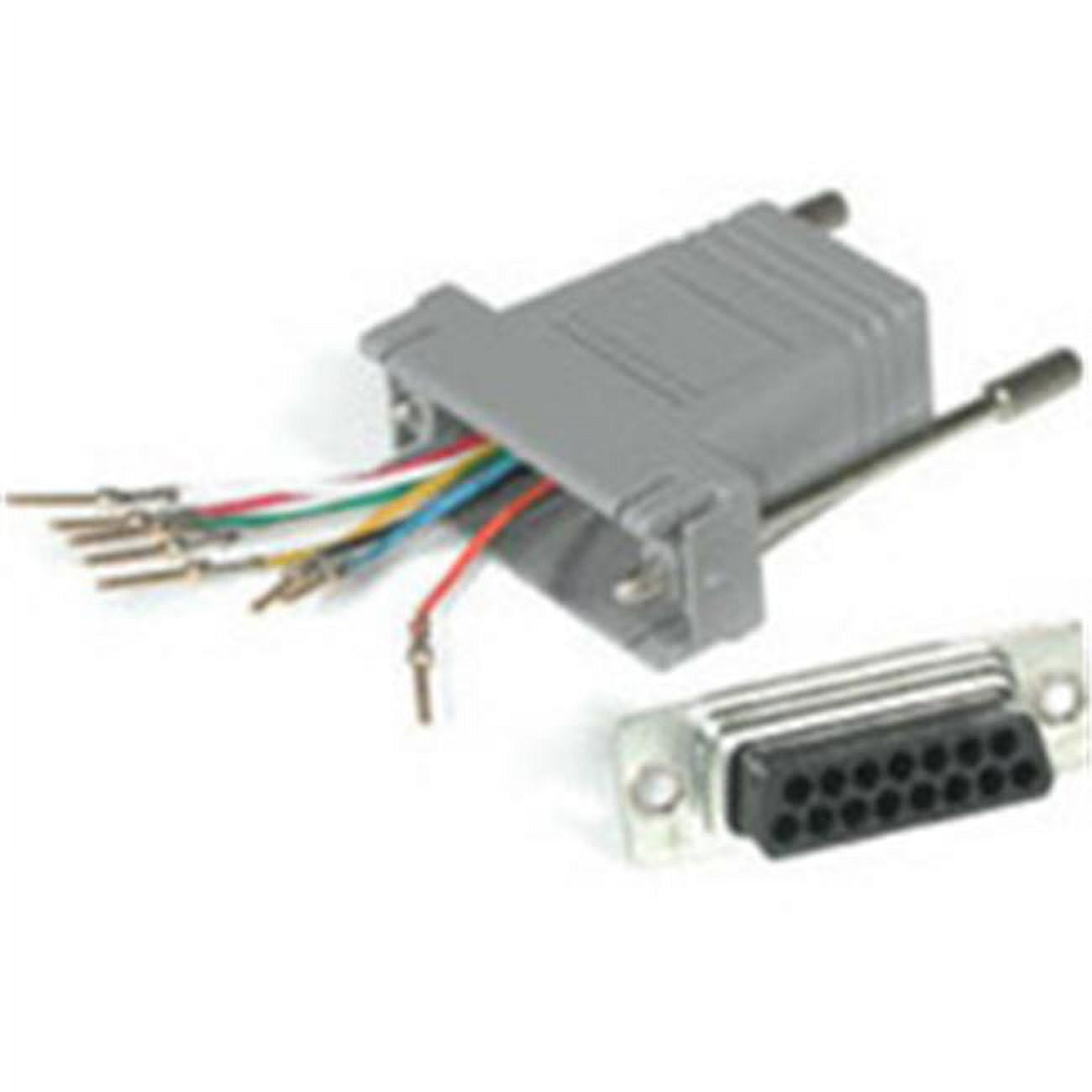 Rj45-Db15M Modular Adapter Gray - Walmart.com