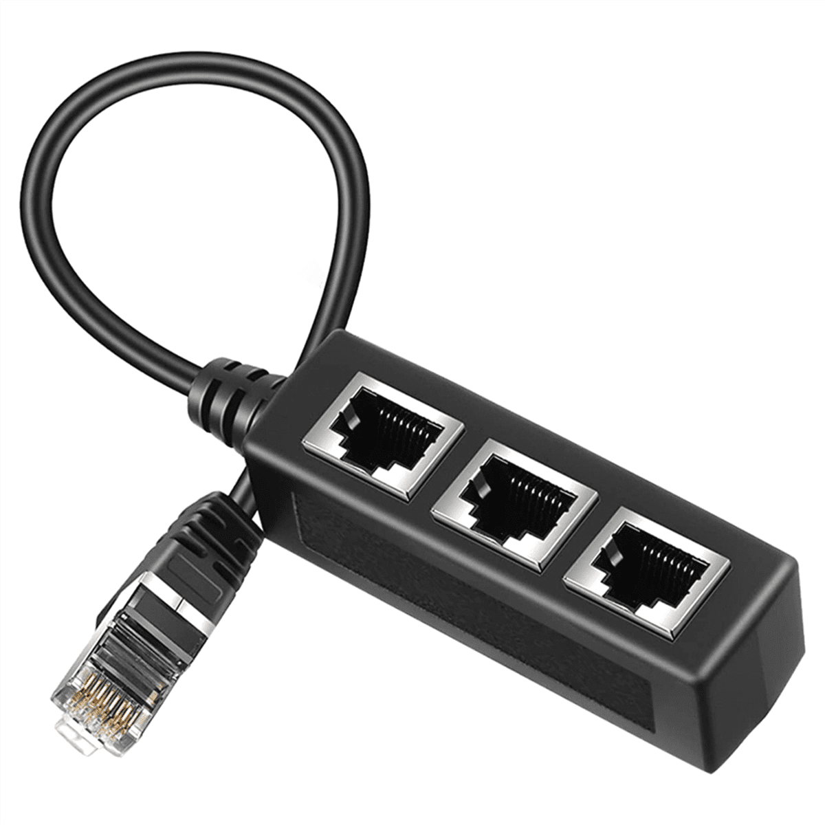 Rj45 Ethernet Splitter Adapter Ethernet Splitter 1 To 3 For Home Office School Network 