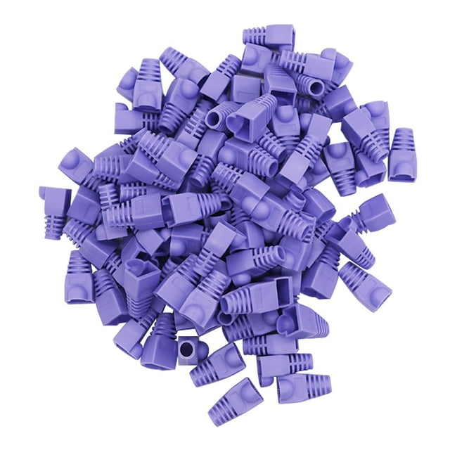 Rj45 Strain Relief Boots Rj45 Boots Plastic Network Wire,100 Pcs Cat5 ...