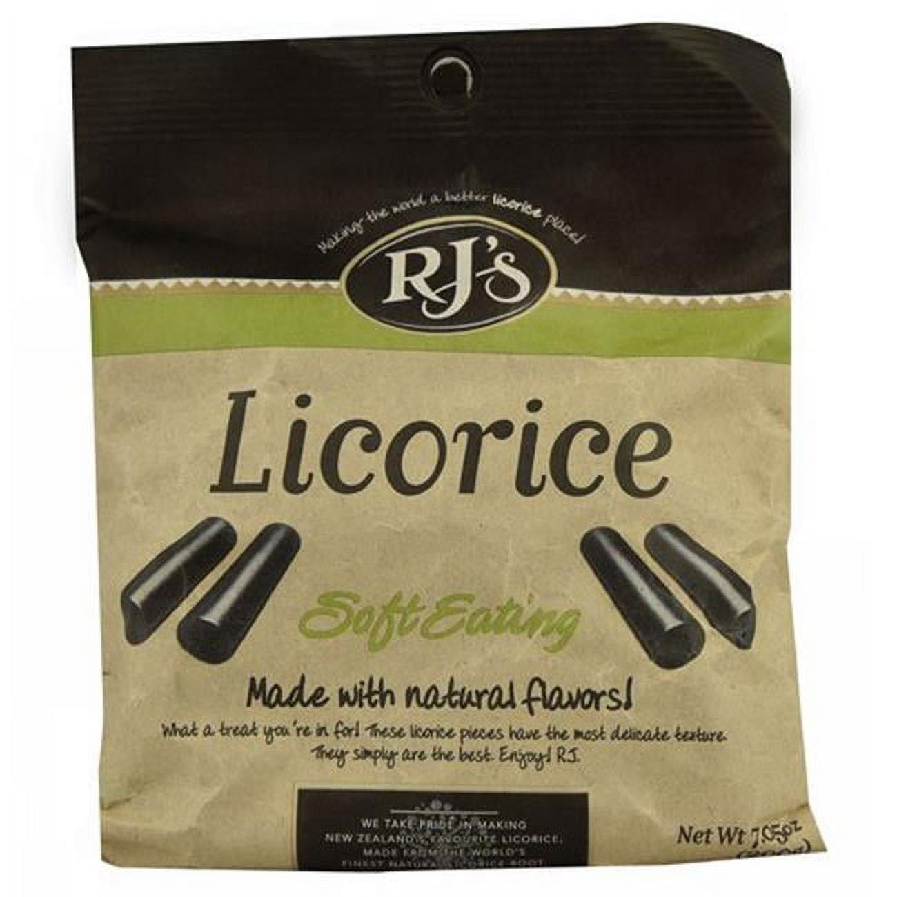 Rjs Licorice 7.05 oz Soft Eating Licorice - Walmart.com
