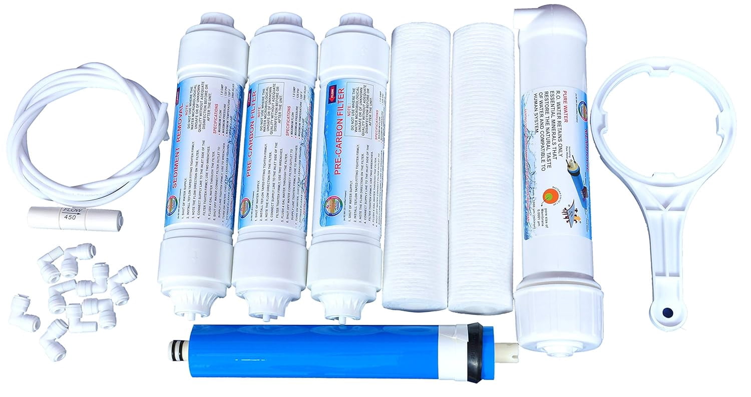 Rk Aqua Fresh India Genuine Ro Service Kit for 1 Year Ro Water Purifier ...