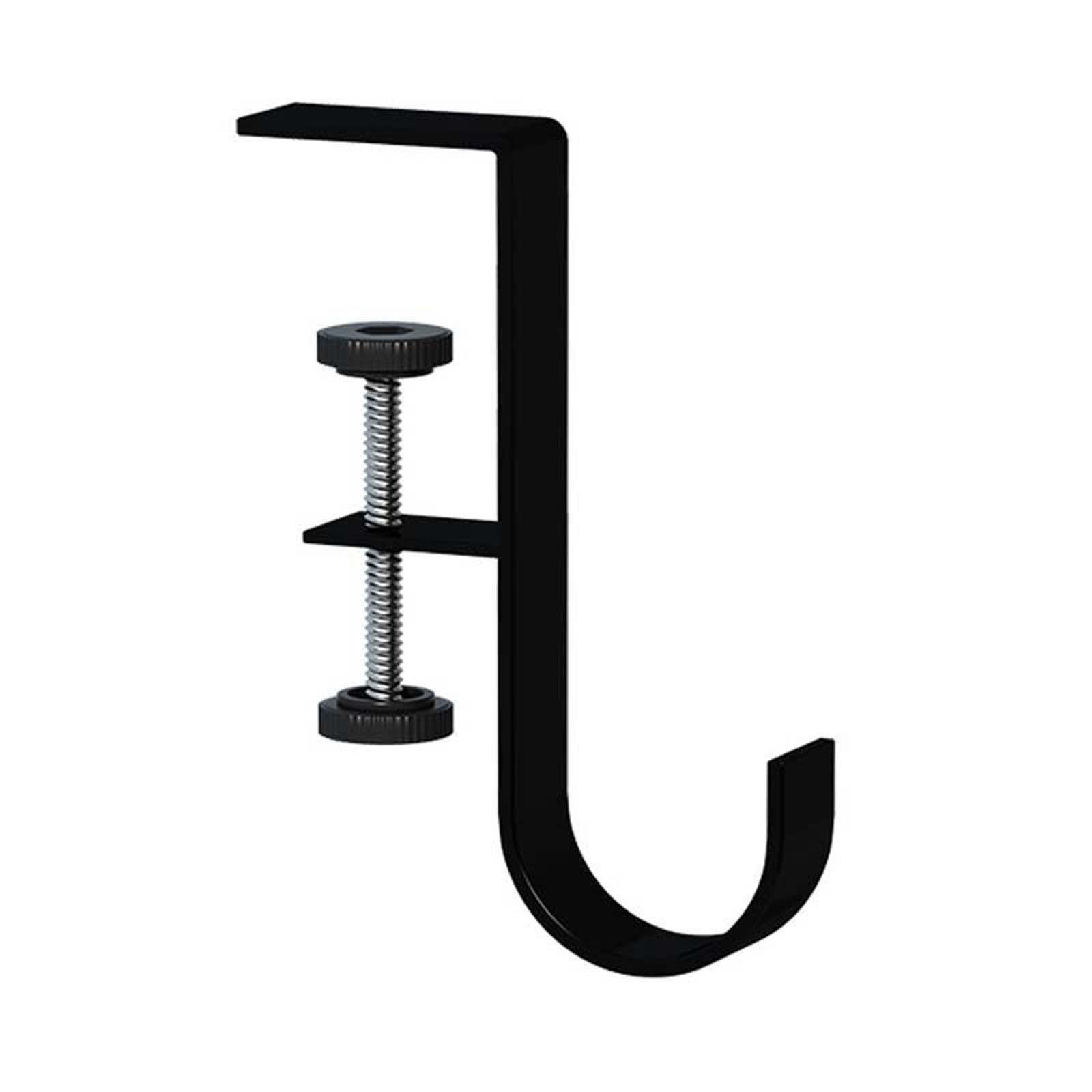 Rkxzt 1pcs Desk Hooks,under Shelf Table Storage Hooks Clip-On Desktop ...