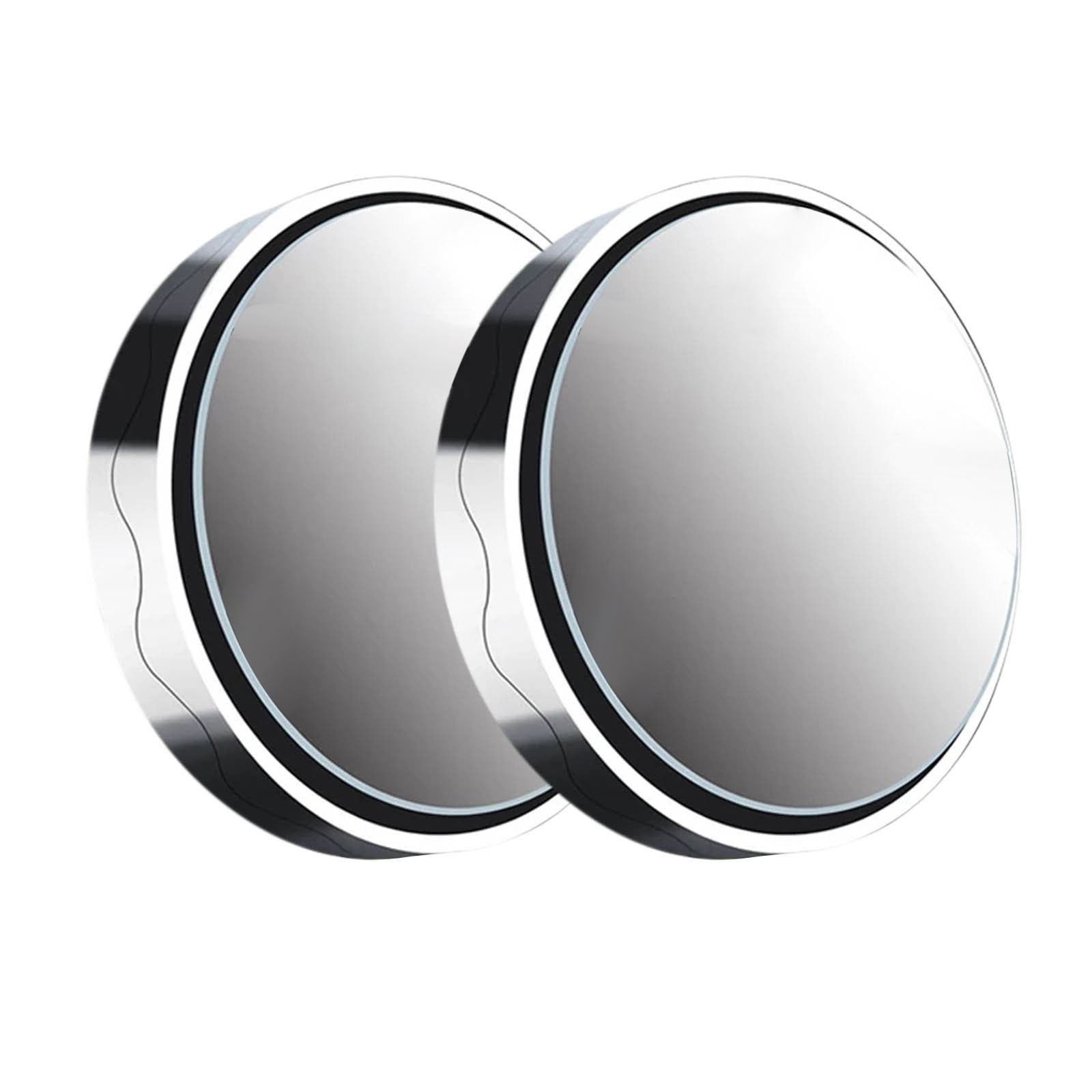 Rkxzt 2 Pack Blind Spot Mirror,2 Inch round 360° Angle Adjustable Hd ...