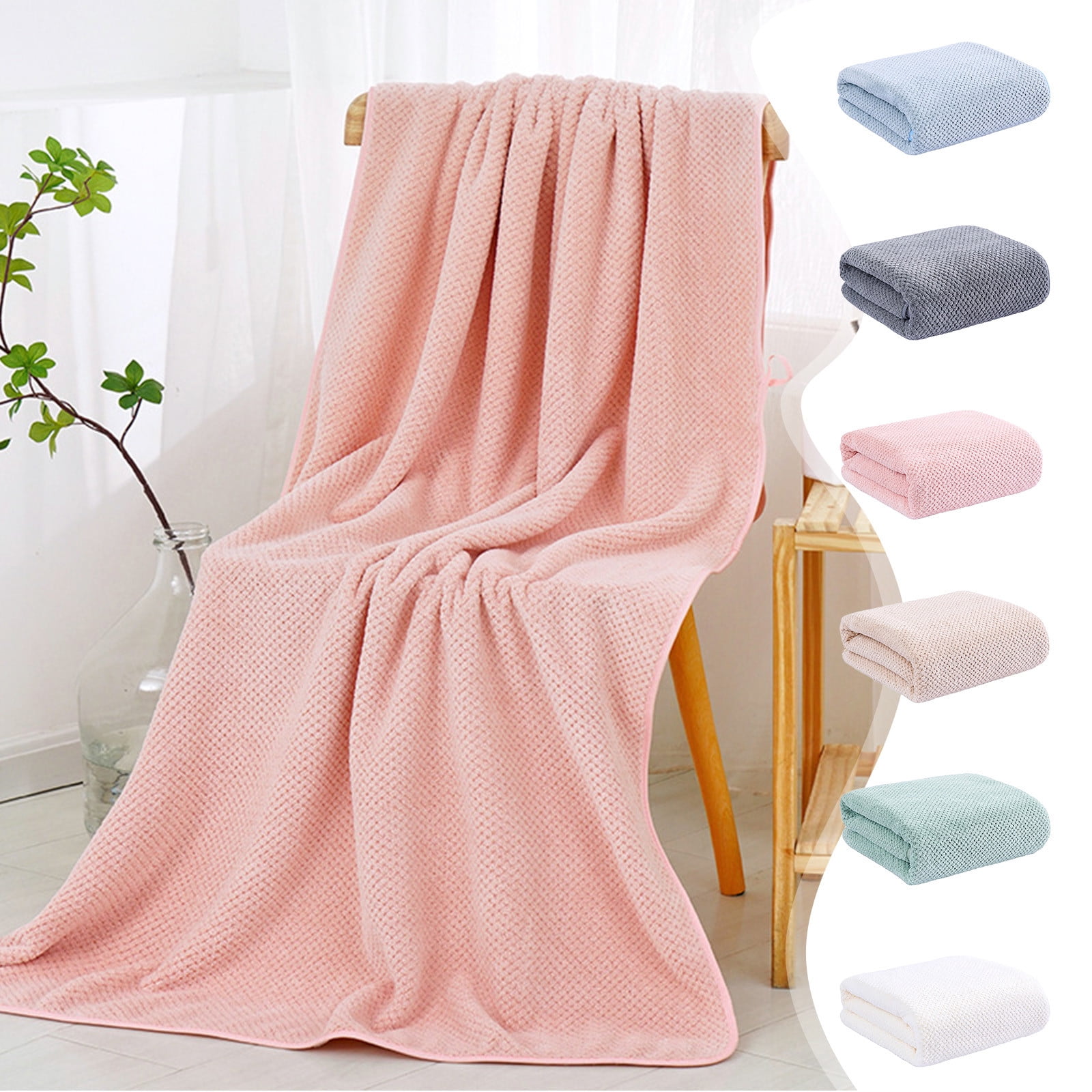 Rkxzt Bathroom Other,Luxury Bamboo Terry Bath Towel,Extra Thick & Large ...