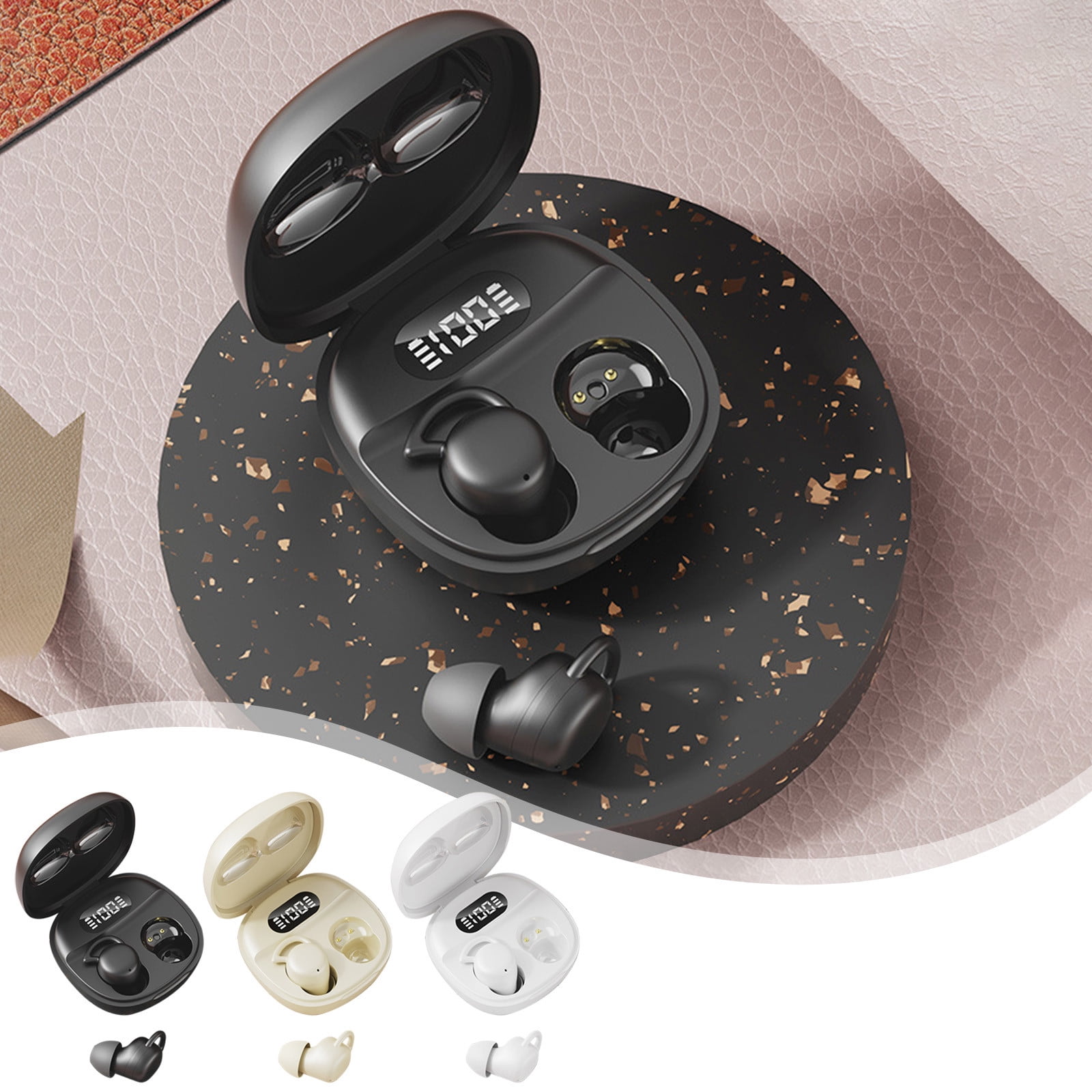 Rkxzt Bluetooth Earphone,Wireless In-Ear Headset,LED Display,Low Power ...