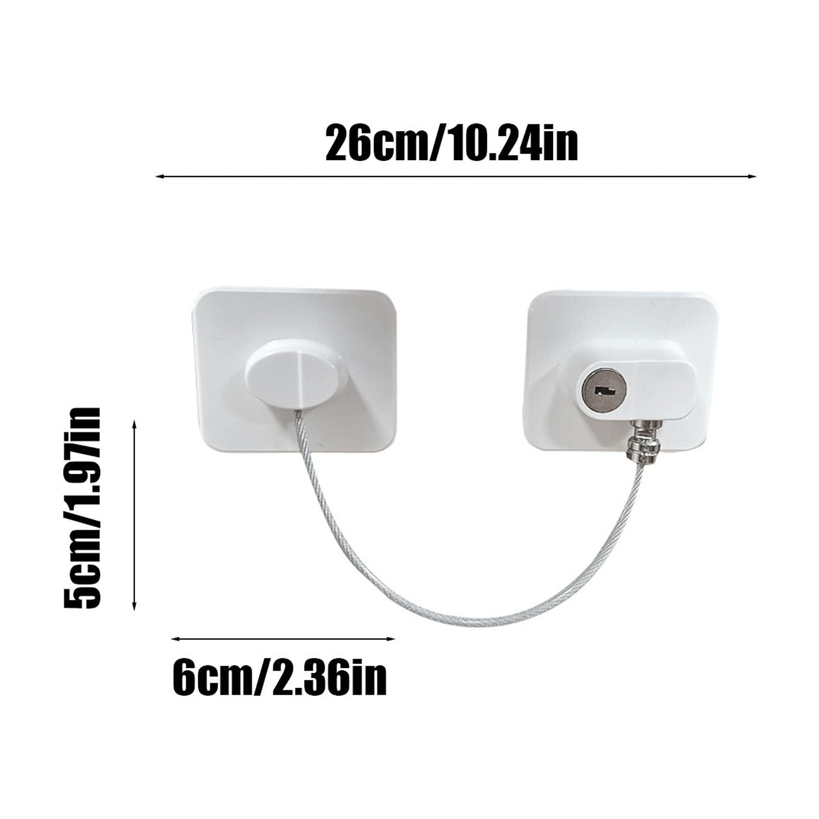 Rkxzt Cabinet Locks Sliding Door Lock Boy's Proof Cabinet Lock with ...