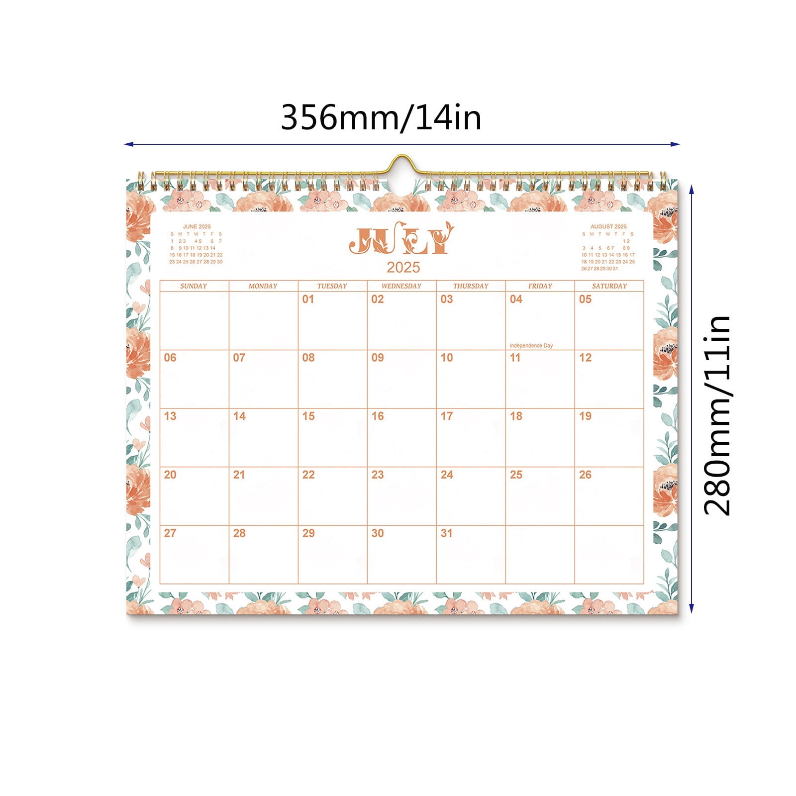 Rkxzt Calendar,18 Month Wall Calendar July 2025 to December 2026 14x11 ...