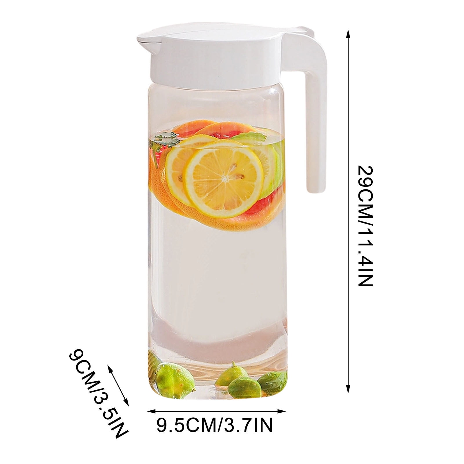 Rkxzt Cold Water Kettle,Press-Type Sealed Plastic Water Jug with Spout ...