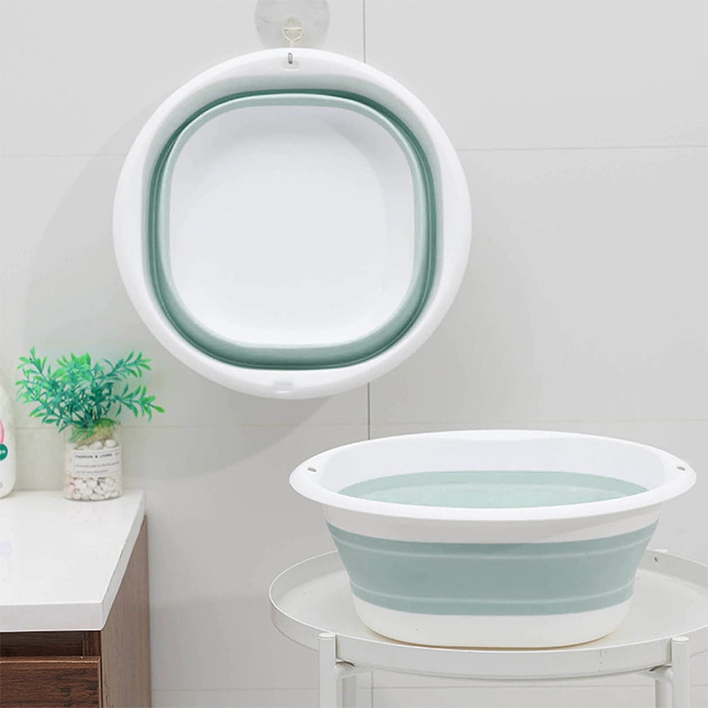 Rkxzt Collapsible Wash Basin, Portable Washing Basin, Foldable Dish Tub ...