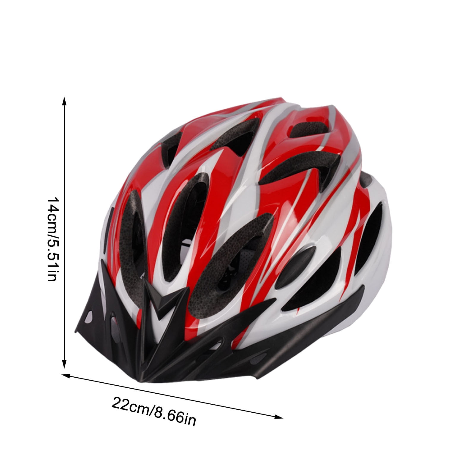 Rkxzt Cycling Helmets Unisex Road Cycling Helmet with 18 Vents ...