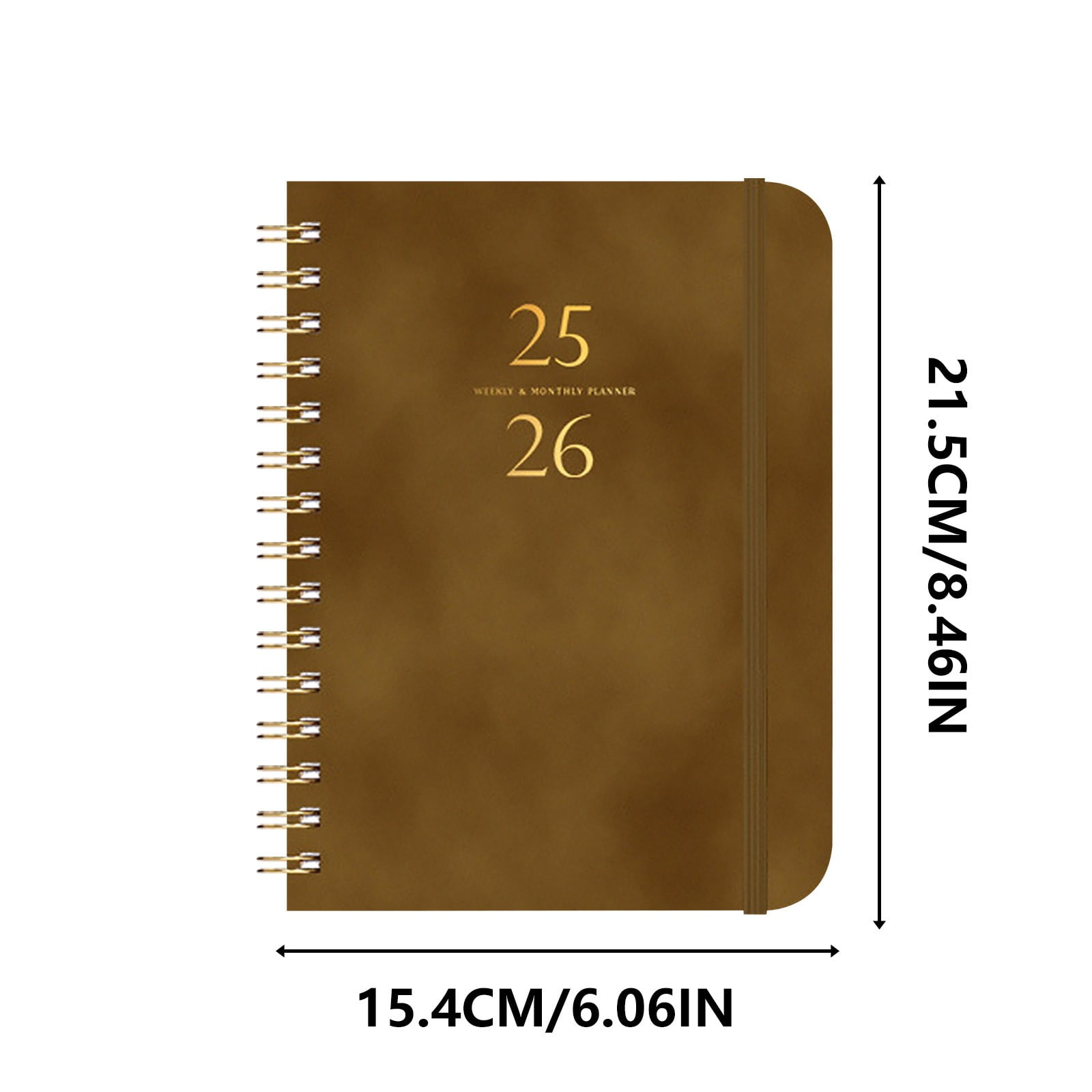 Rkxzt Diary A5 Coil Plan Book with Leather Strap and Self-Discipline ...