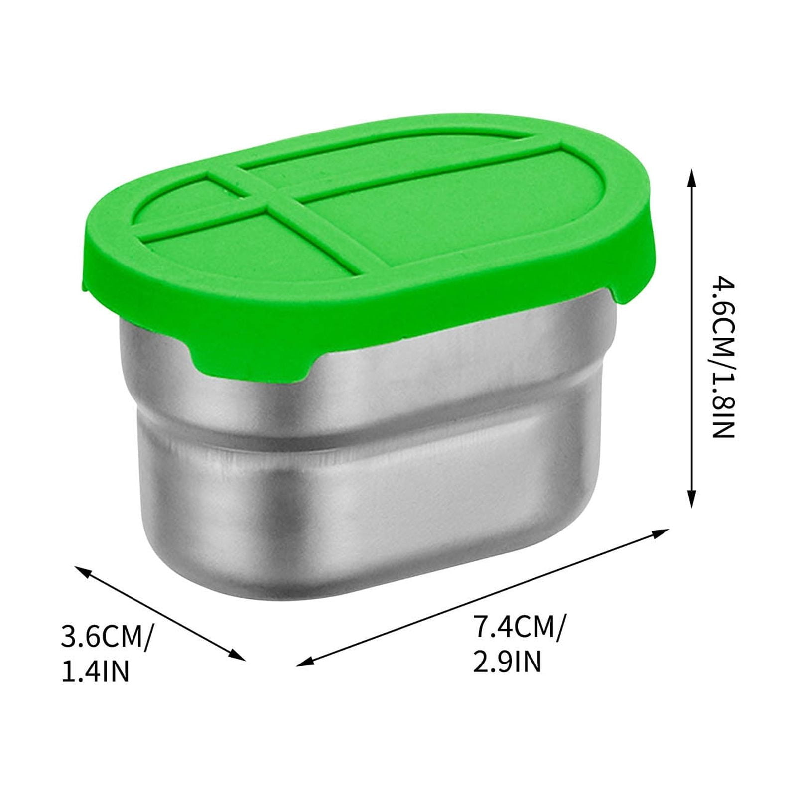 Rkxzt Dipping Sauce Dish,304 Stainless Steel Dipping Dish Bento Box ...