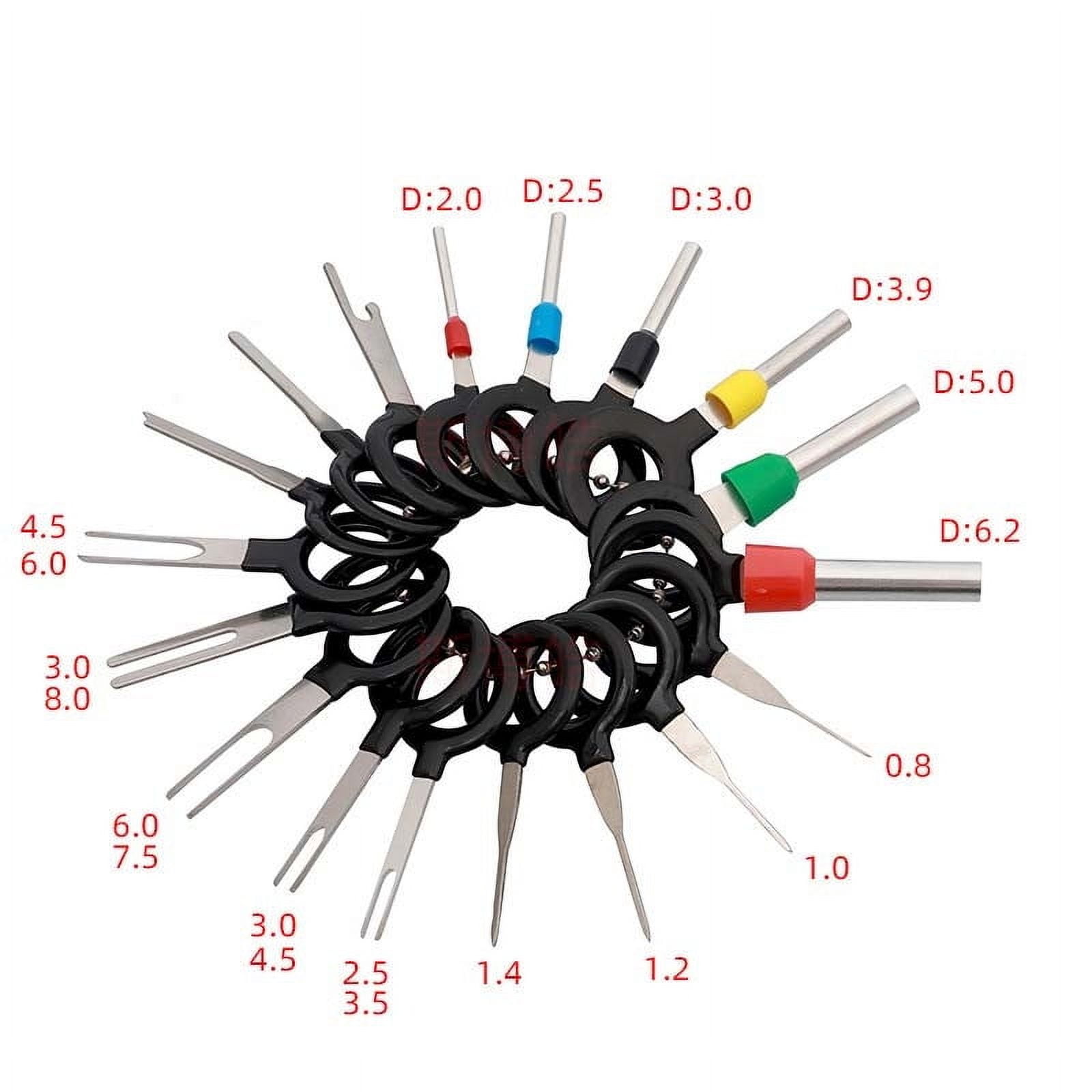Rkxzt Disassembly Kit Terminal Pin Retractor Tool Kit with 18-Piece ...