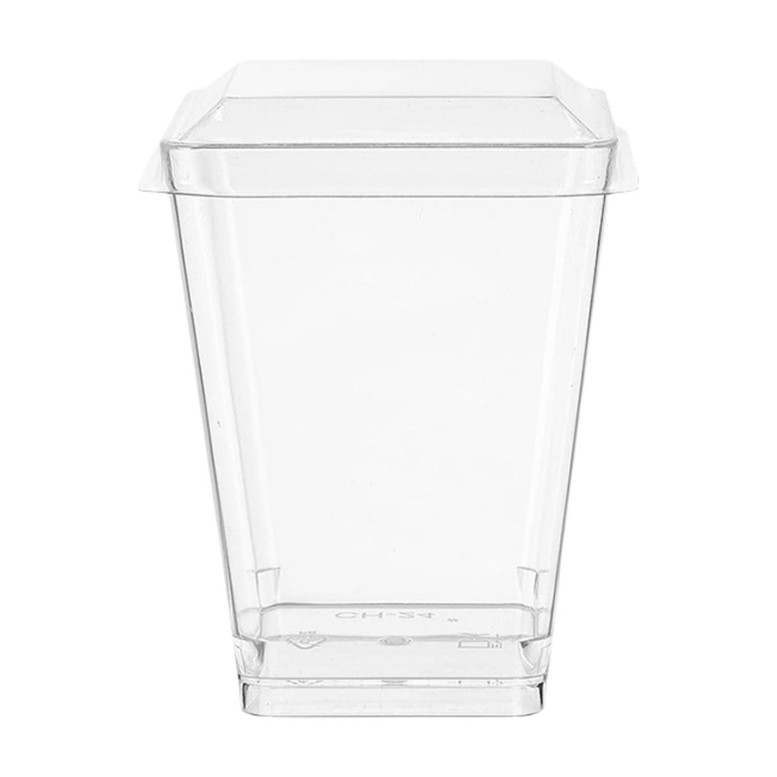 Rkxzt Disposable Transparent Dessert Cups Disposable Plastic Clear ...