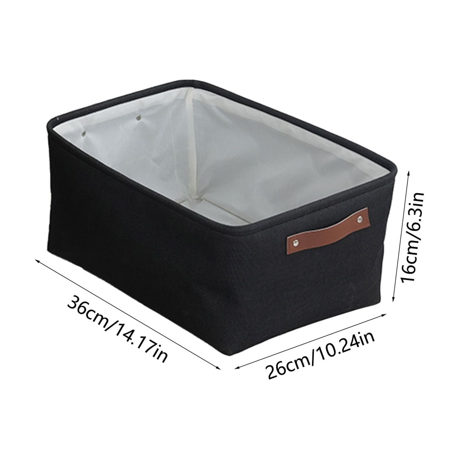 Rkxzt Fabric Storage Basket,Foldable Storage Basket Fabric Cloth ...
