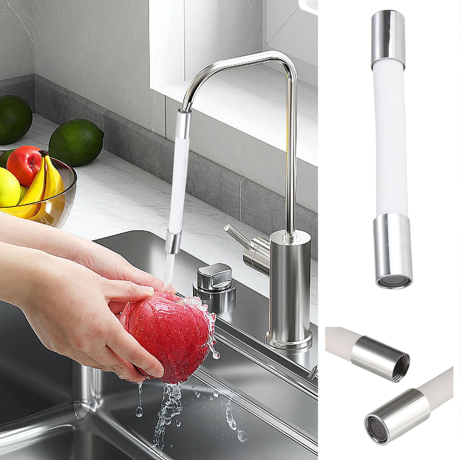 Rkxzt Faucet Extender for Bathroom Sink-Universal Foam Spout Extension ...