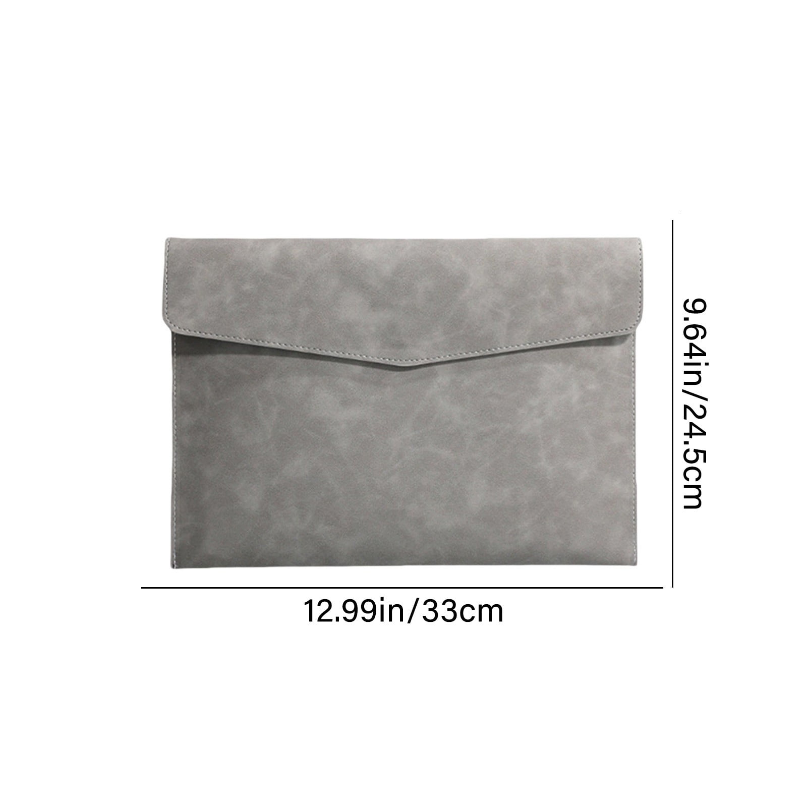 Rkxzt Faux Leather Briefcase Magnetic Lock Leather File Bag A4 Document ...