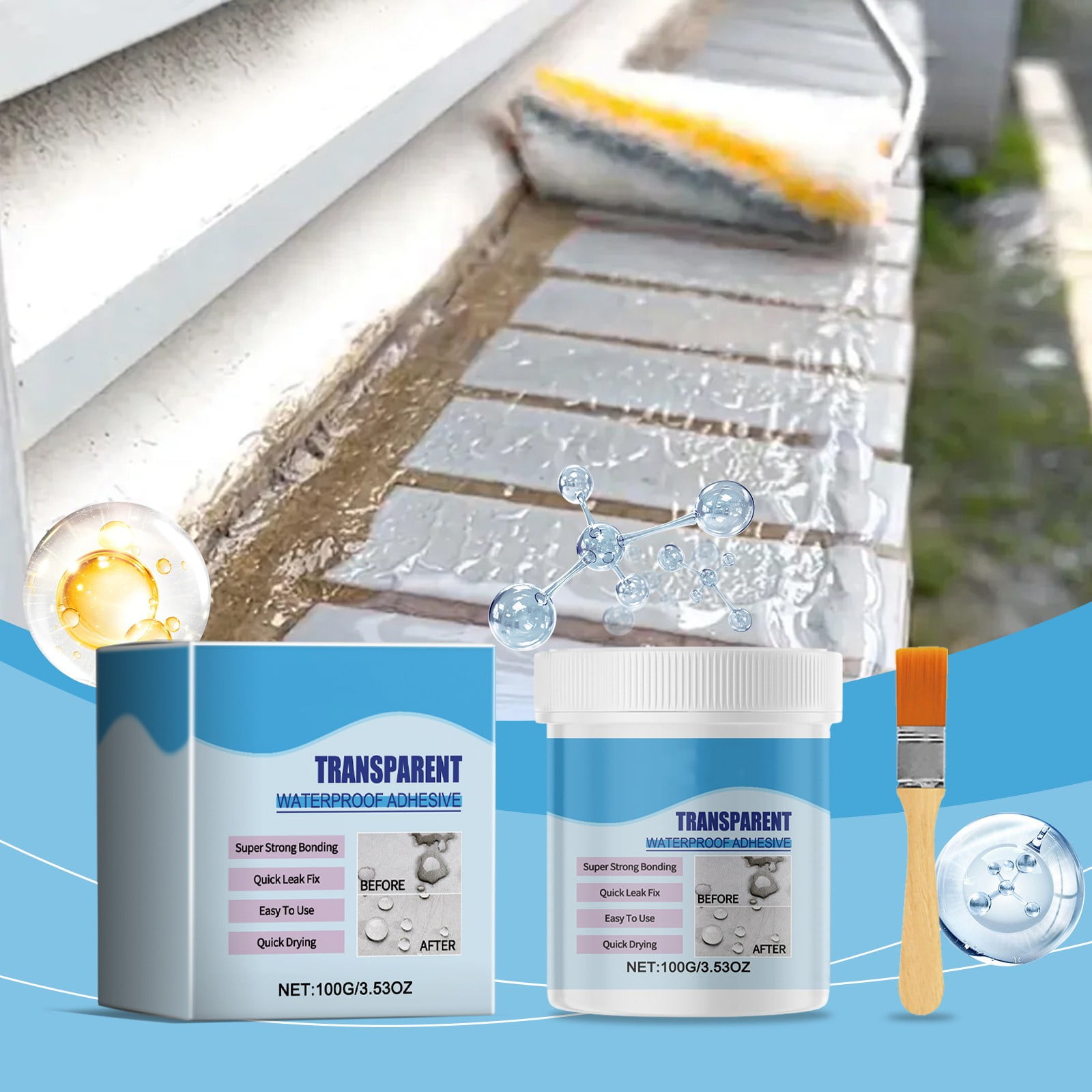 Rkxzt Flash Deal！Sealant,Waterproofing Sealant,Invisible Sealing ...