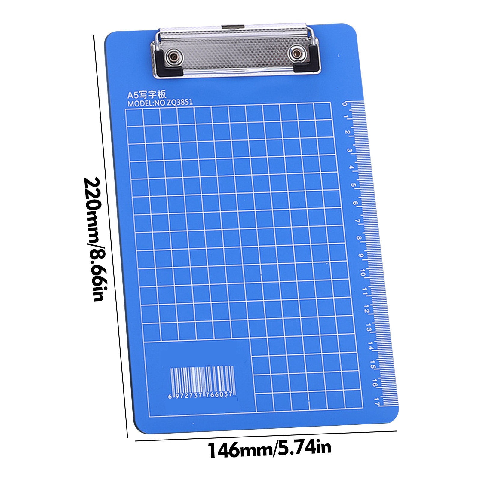 Rkxzt Folder,A4 Plastic Clipboard Folder with Hanging Rings Holds 80 ...