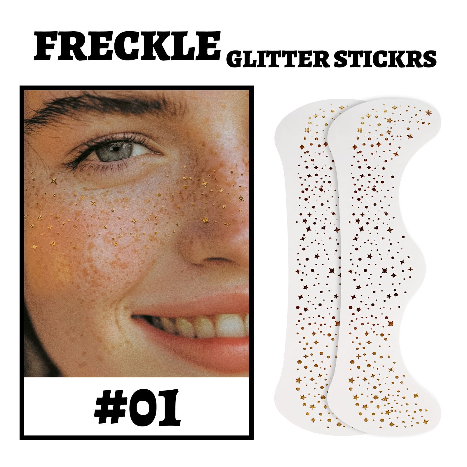 Rkxzt Freckle Stickers for Natural Look,Water Transfer Freckles for ...