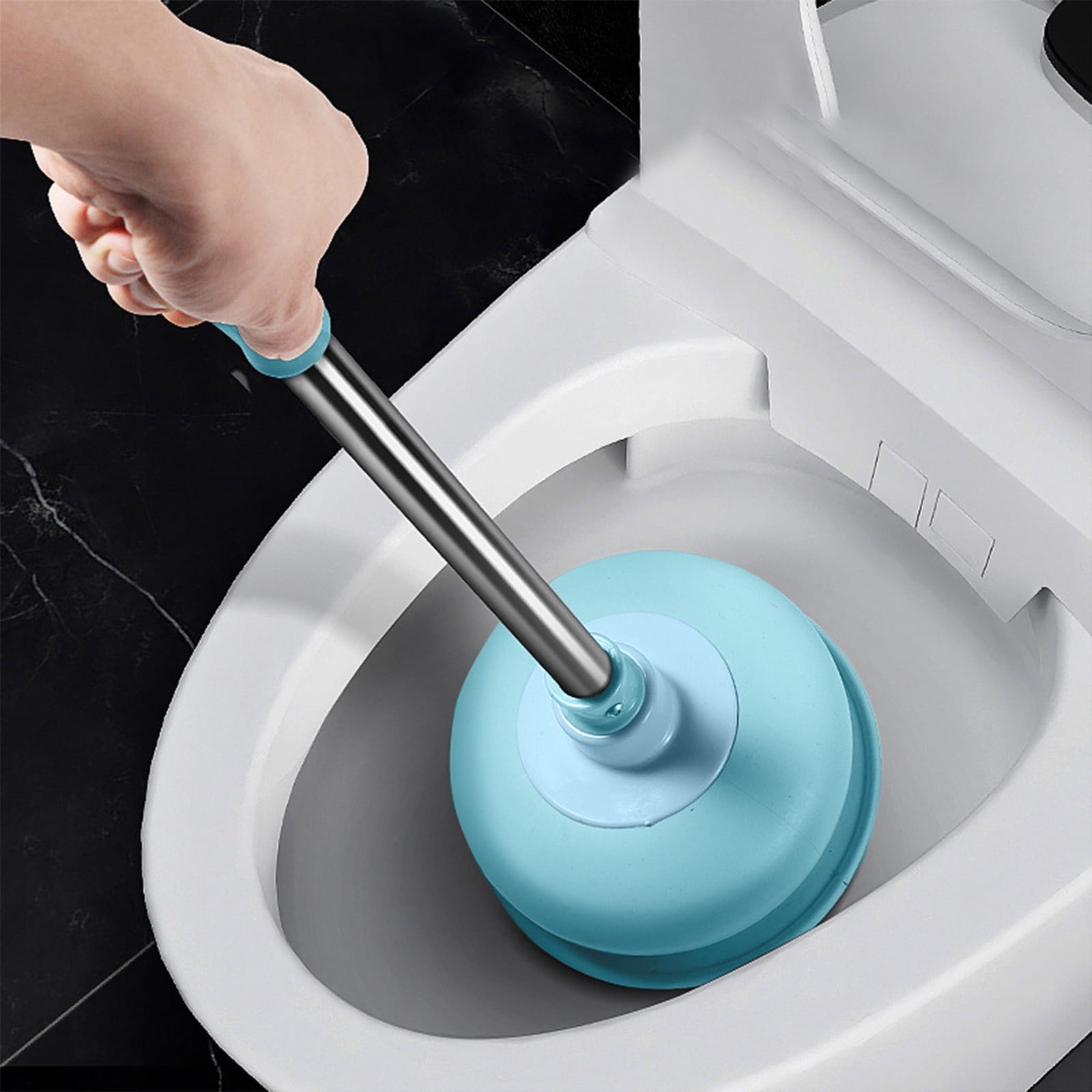Rkxzt Household Toilet Plunger – Powerful Suction Plunger, Bathroom ...