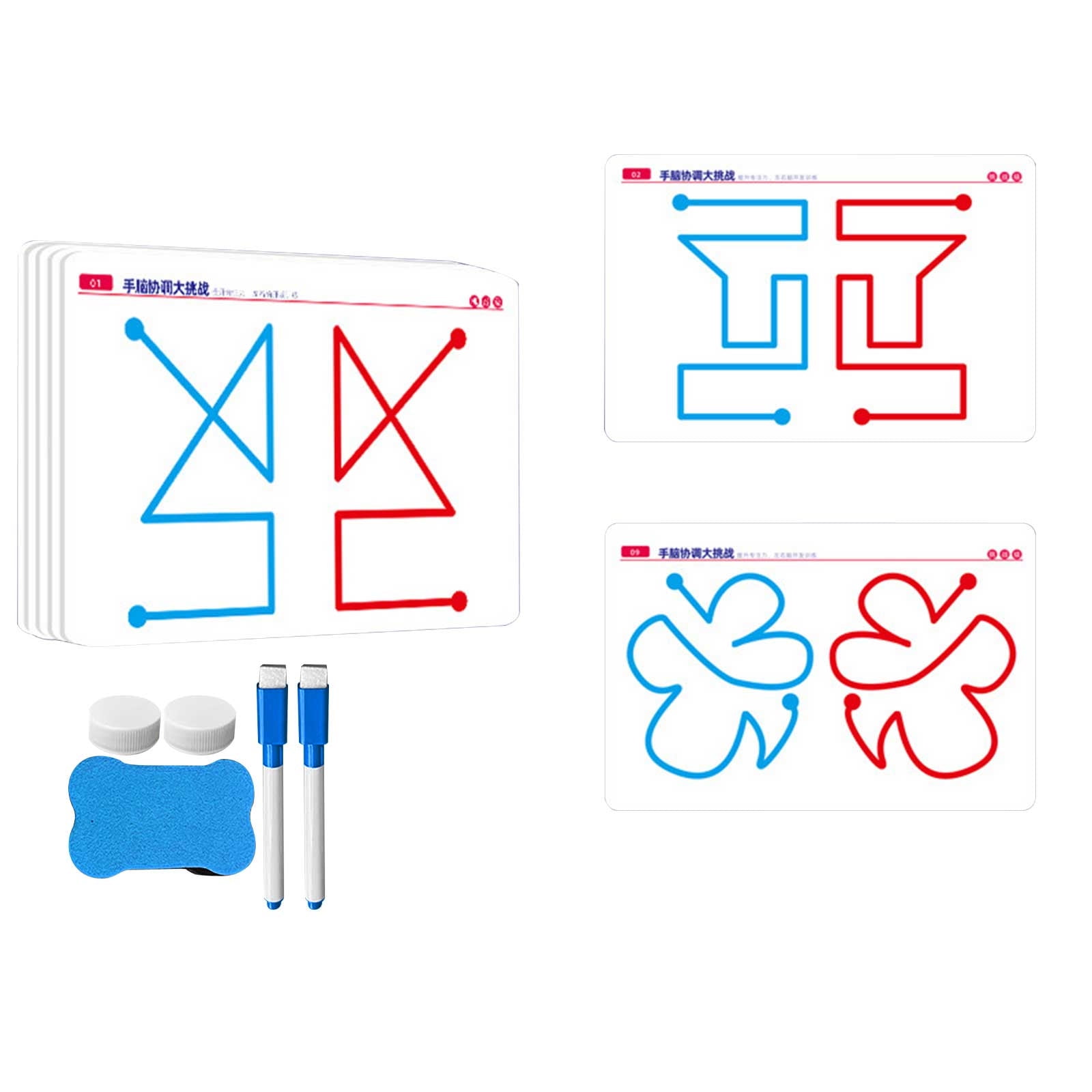 Rkxzt Left and Right Brain Development Cards for Parent-Child ...