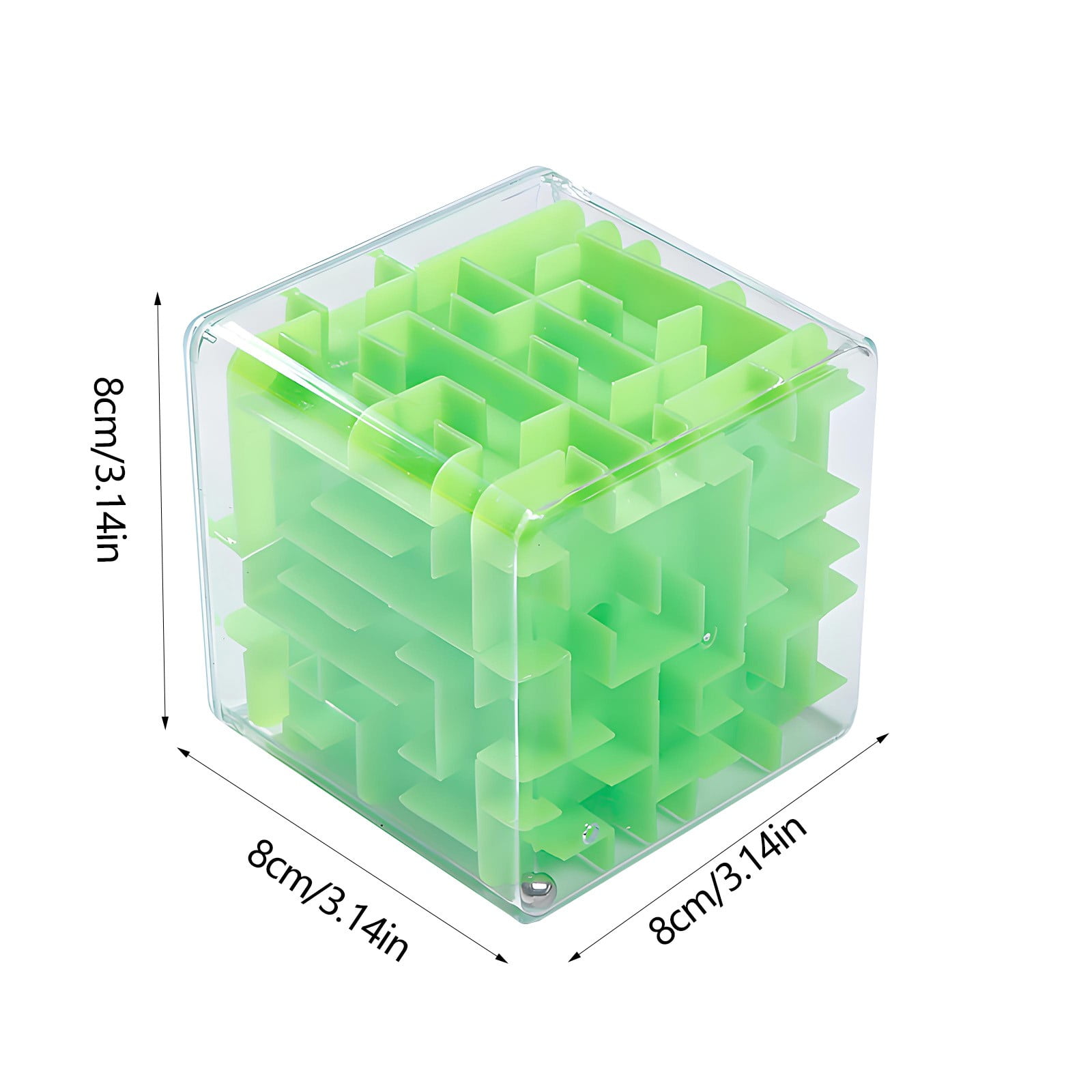 Rkxzt Many Dimensional Maze,3D Maze Ball Puzzle Toy for Minors 3.1 Inch ...