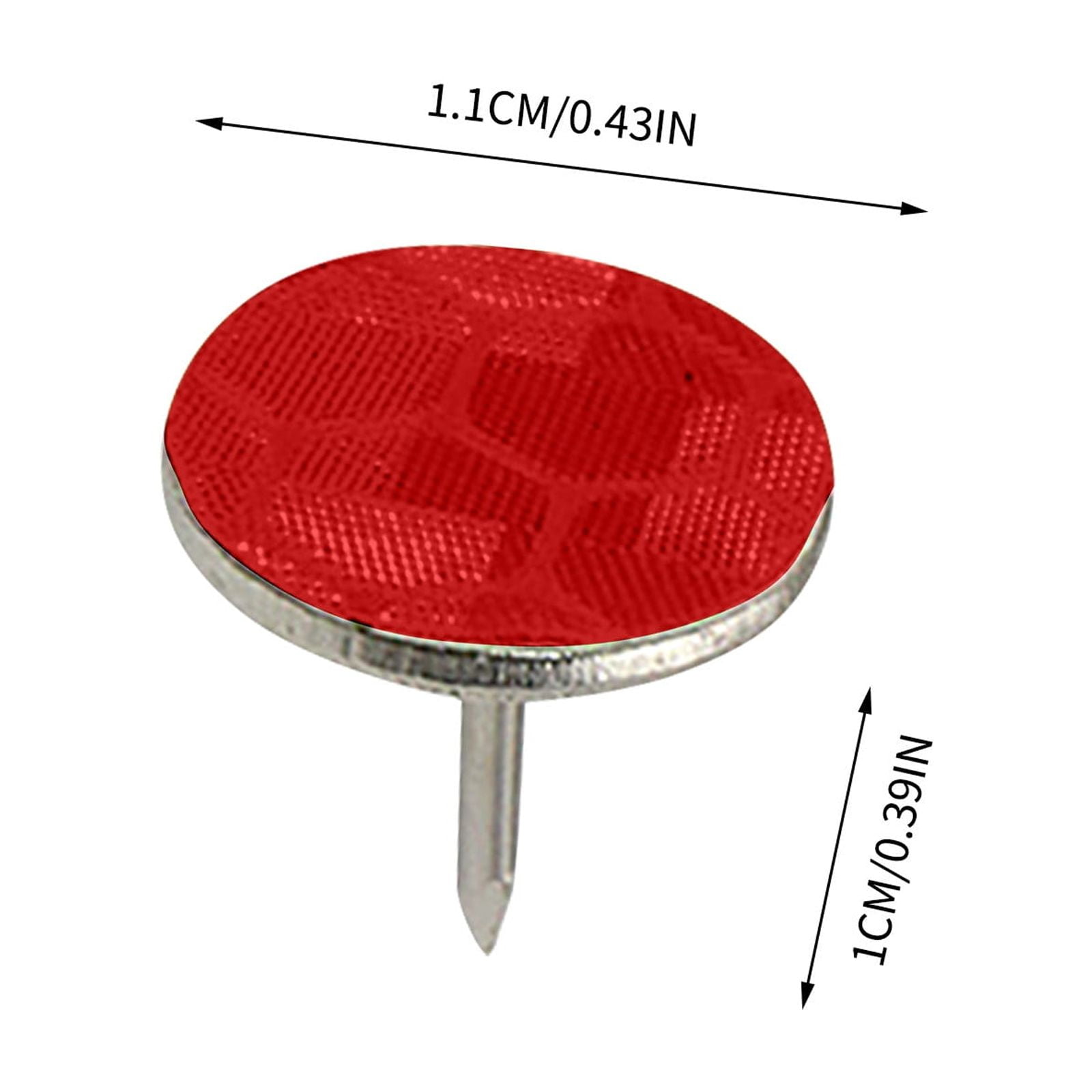 Rkxzt Marking Nails Reflective Trail Markers 100 Pack Honeycomb Nails ...