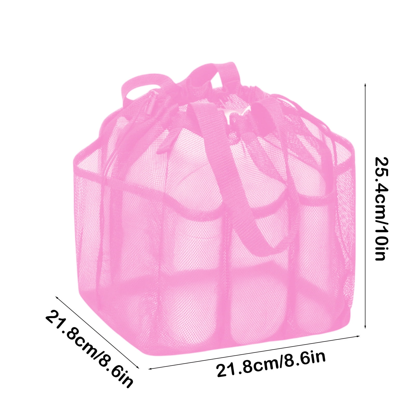 Rkxzt Mesh Shower Basket,Mesh Drawstring Toiletry Bag Portable Cosmetic ...