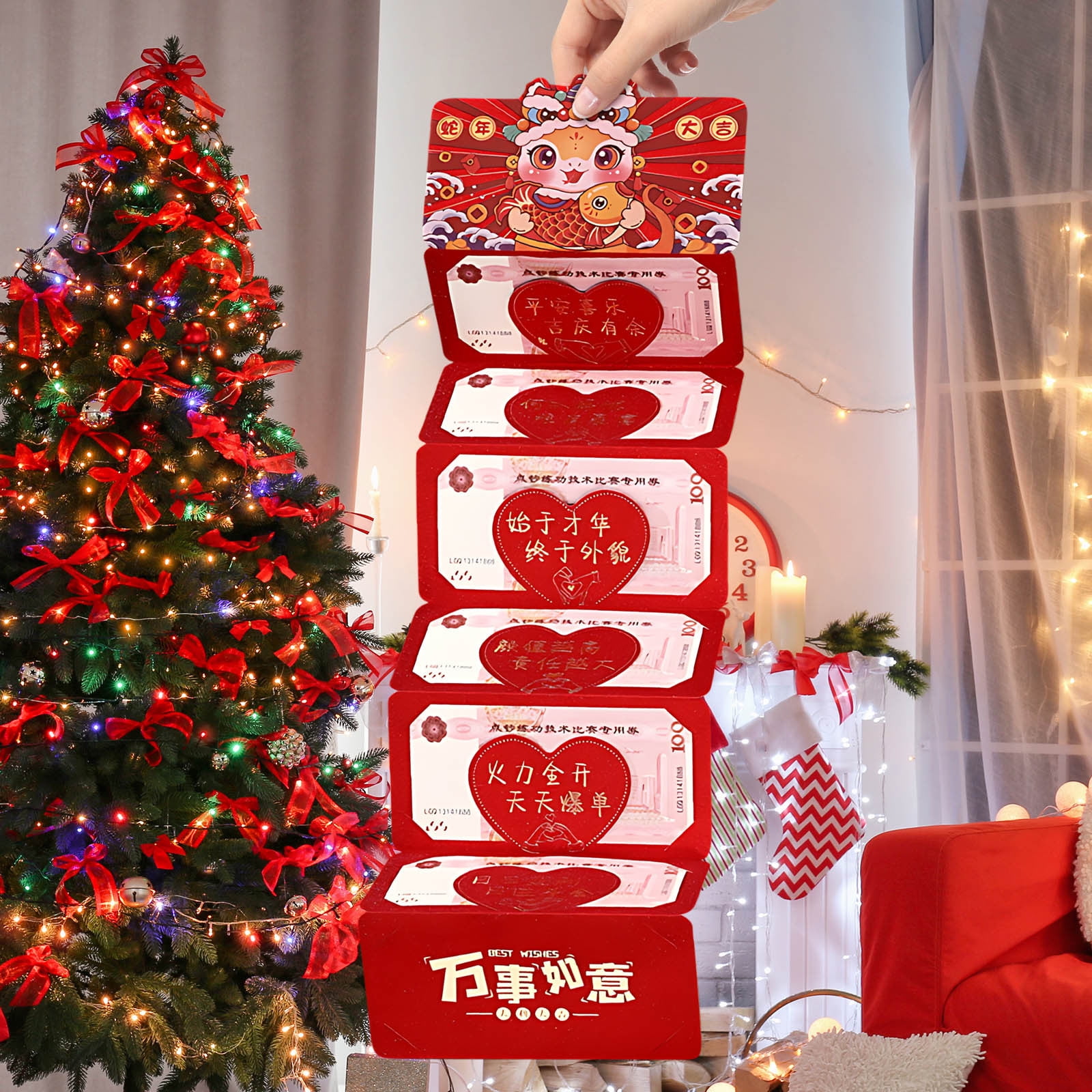 Rkxzt New Year Money Packet 2025 Snake Themed Redness Envelope Chinese ...