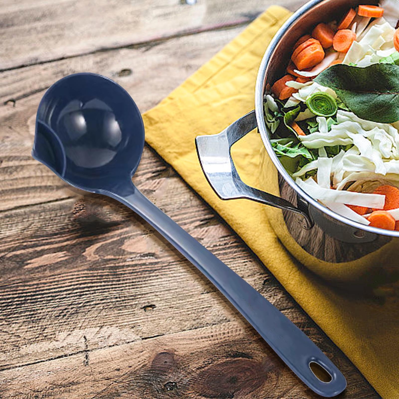 Rkxzt Oil Separating Spoon, Oil Filtering and Draining Spoon for Soup ...