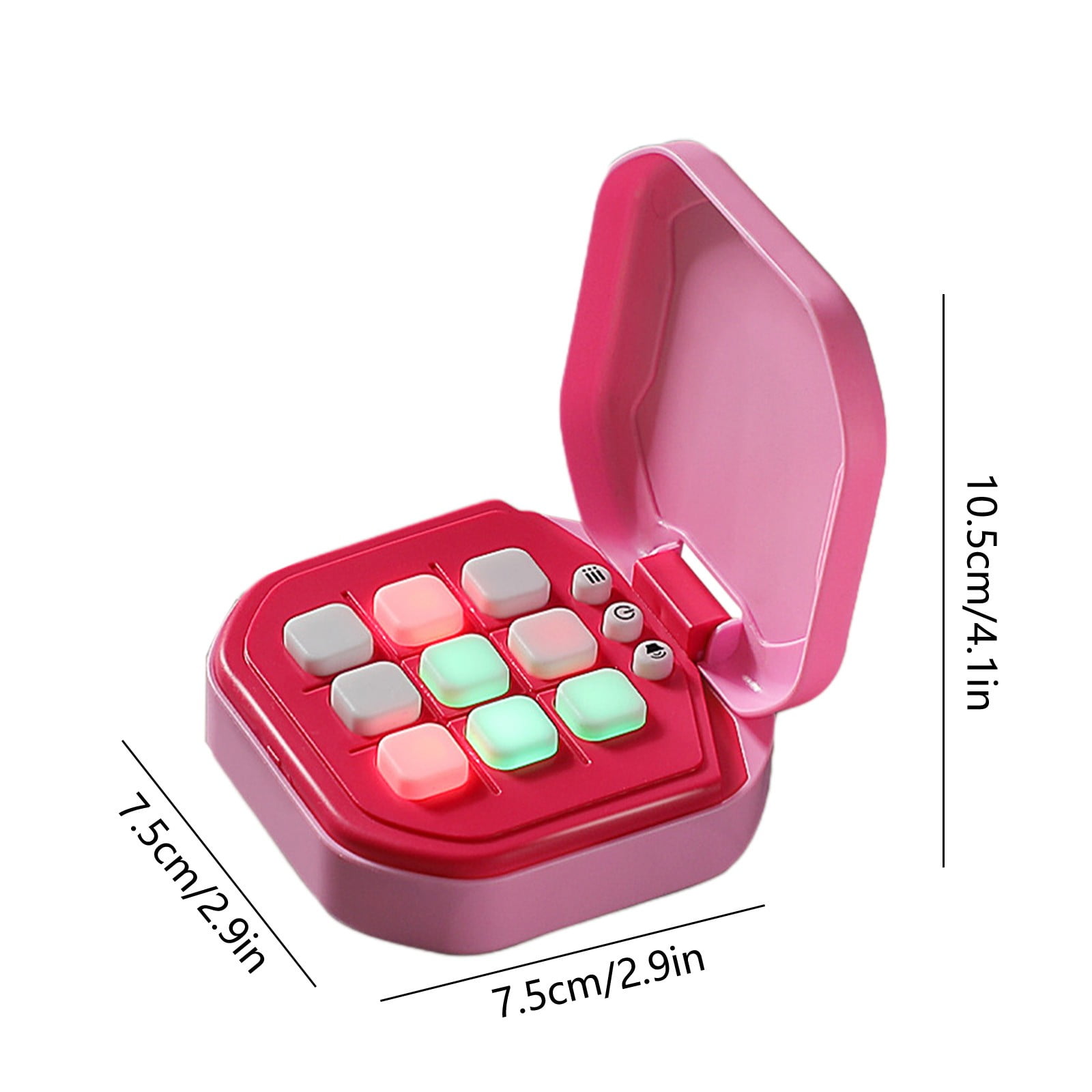 Rkxzt P Lastic Tic Tac Toe,AI Tic Tac Toe Console Game Interactive Puzzle Board for Minors with ...