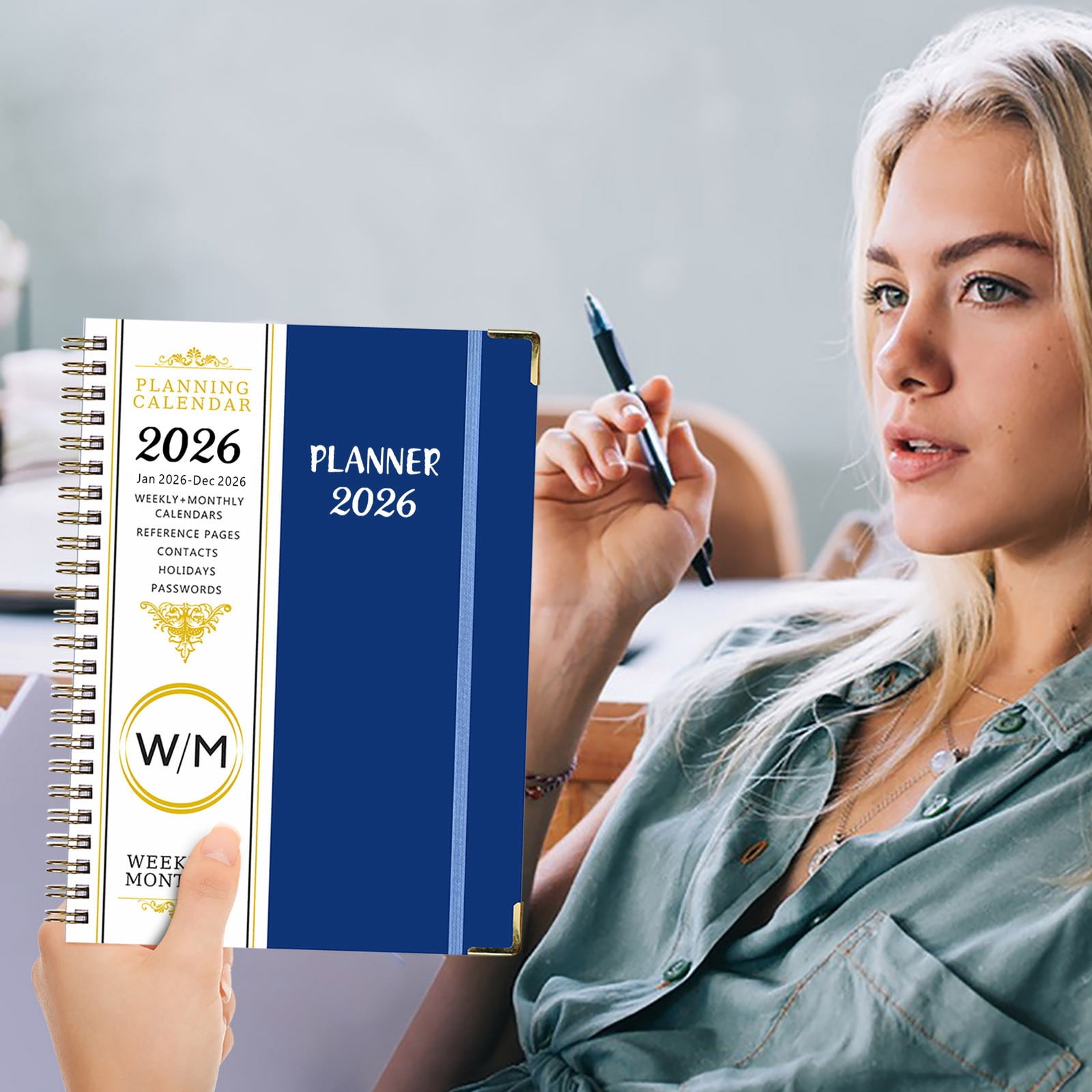 Rkxzt Paged Book A5 2025-2026 Planner Notebook with Dividers and Inner ...