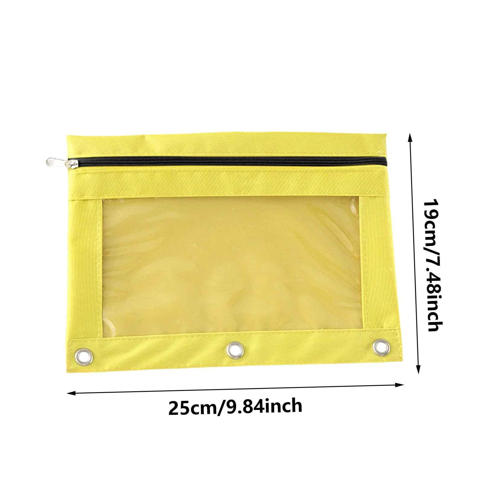 Rkxzt Pencil Cases,B5 Cloth Eyelet Binder File Bag with Zipper Pen Case ...