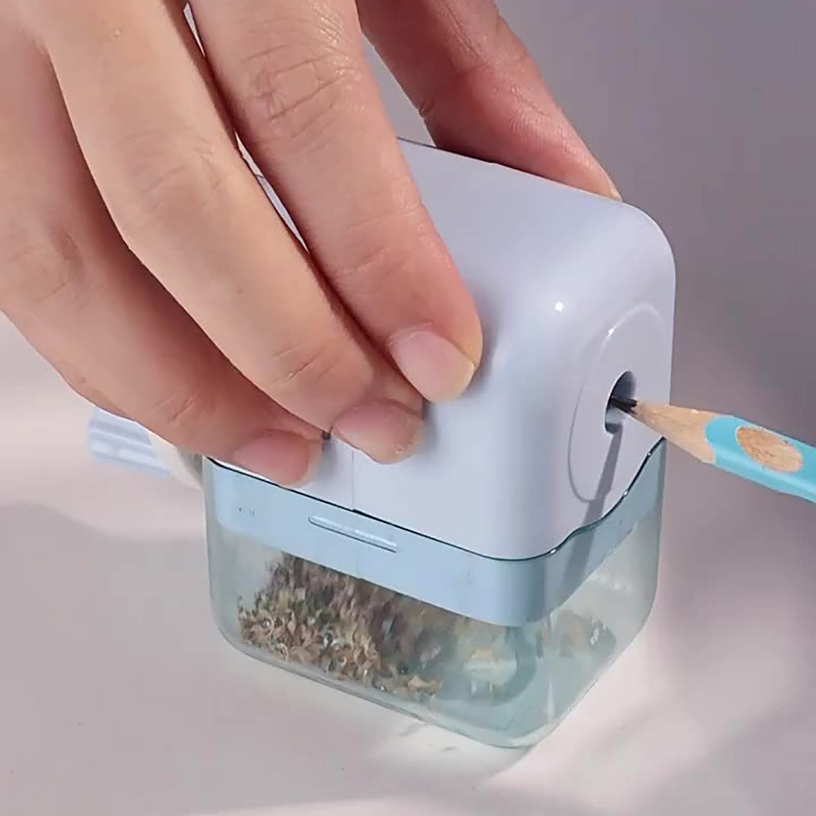 Rkxzt Pencil Sharpener,Hand Crank Pencil Sharpener Manual Portable ...