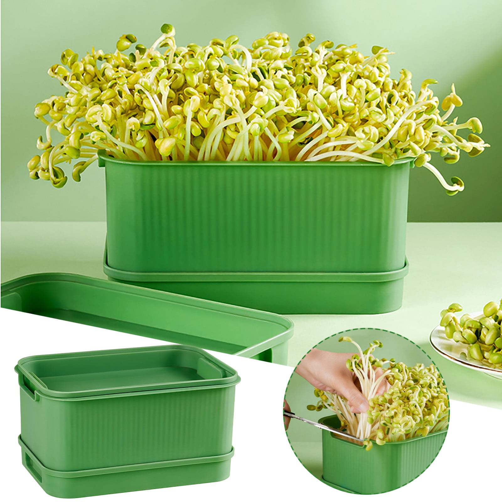 Rkxzt Planting Germination Pot for Sprouts – Hydroponic Tray for Seed ...