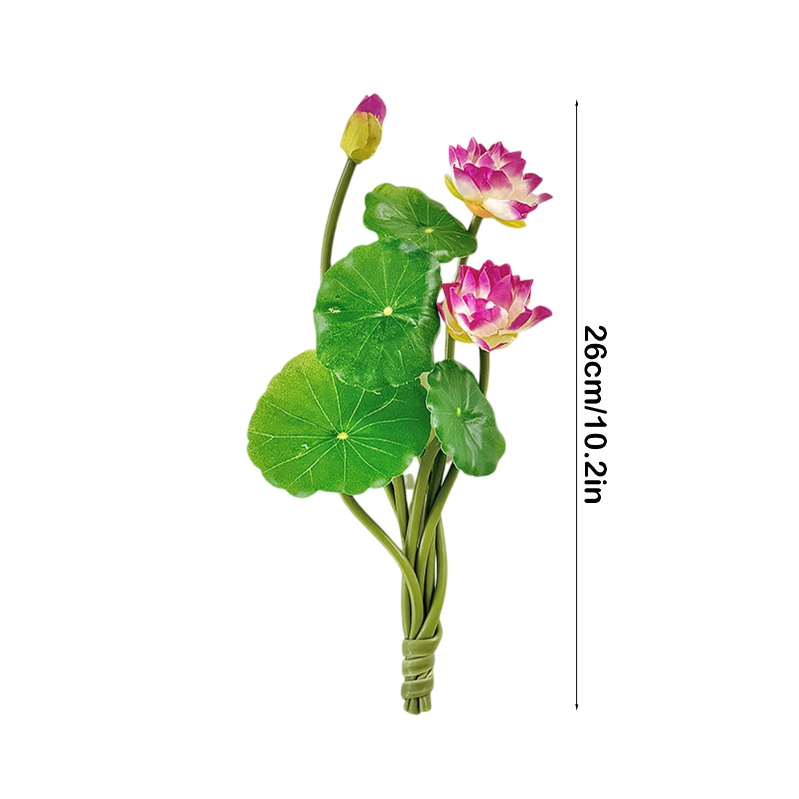Rkxzt Plastic Artificial Flowers Simulation Lotus Water Lilies Plastic ...
