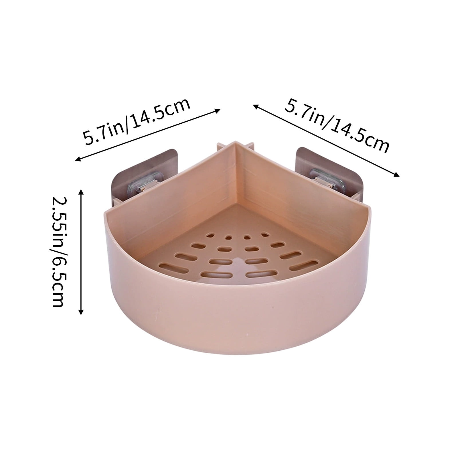 Rkxzt Plastic Bathroom Corner Shelf,Bathroom Shower Hanging Shelf No ...
