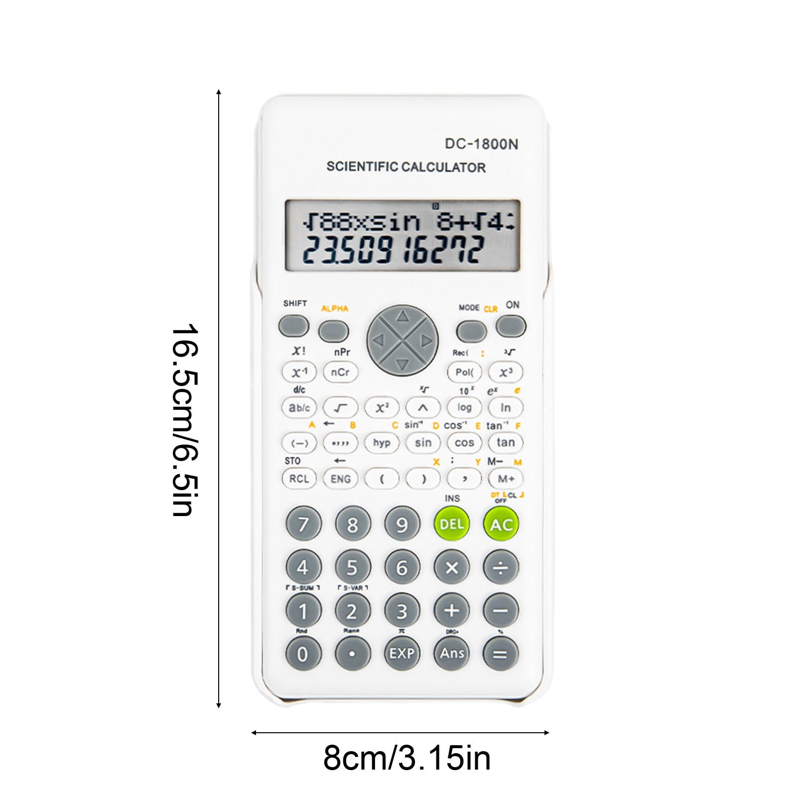 Rkxzt Plastic Function Calculator,Scientific Calculator 240 Functions 2 ...