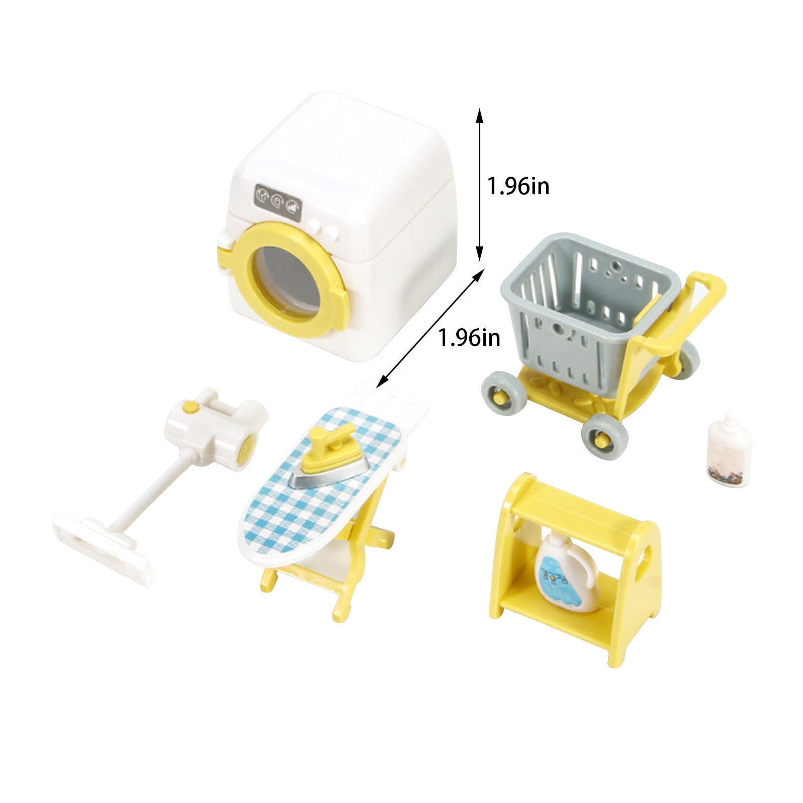 Rkxzt Plastic Mini Table And Chair,Dollhouse Kitchen Furniture Set ...