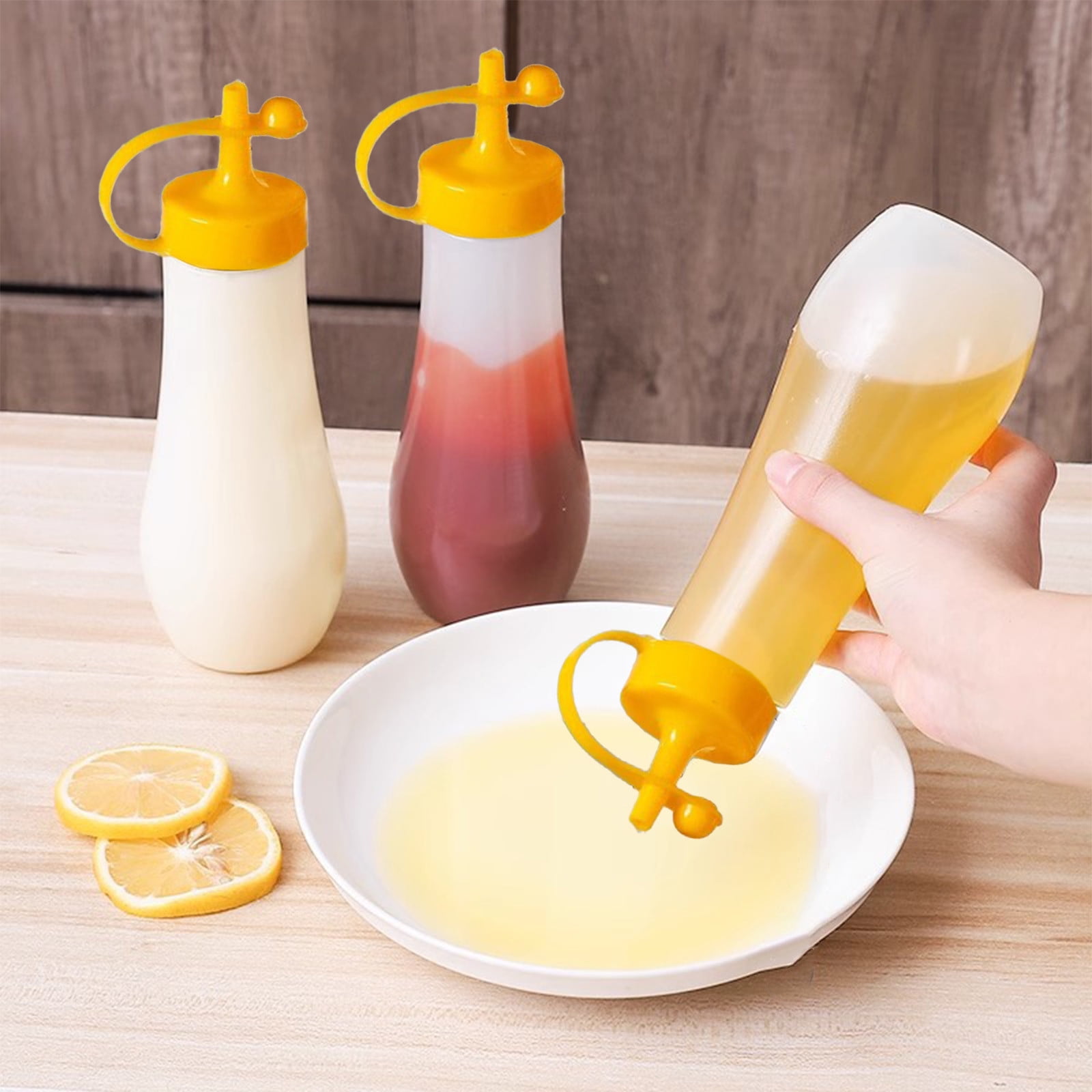 Rkxzt Plastic Seasoning Bottle,Food-Grade Kitchen Condiment Jar ...