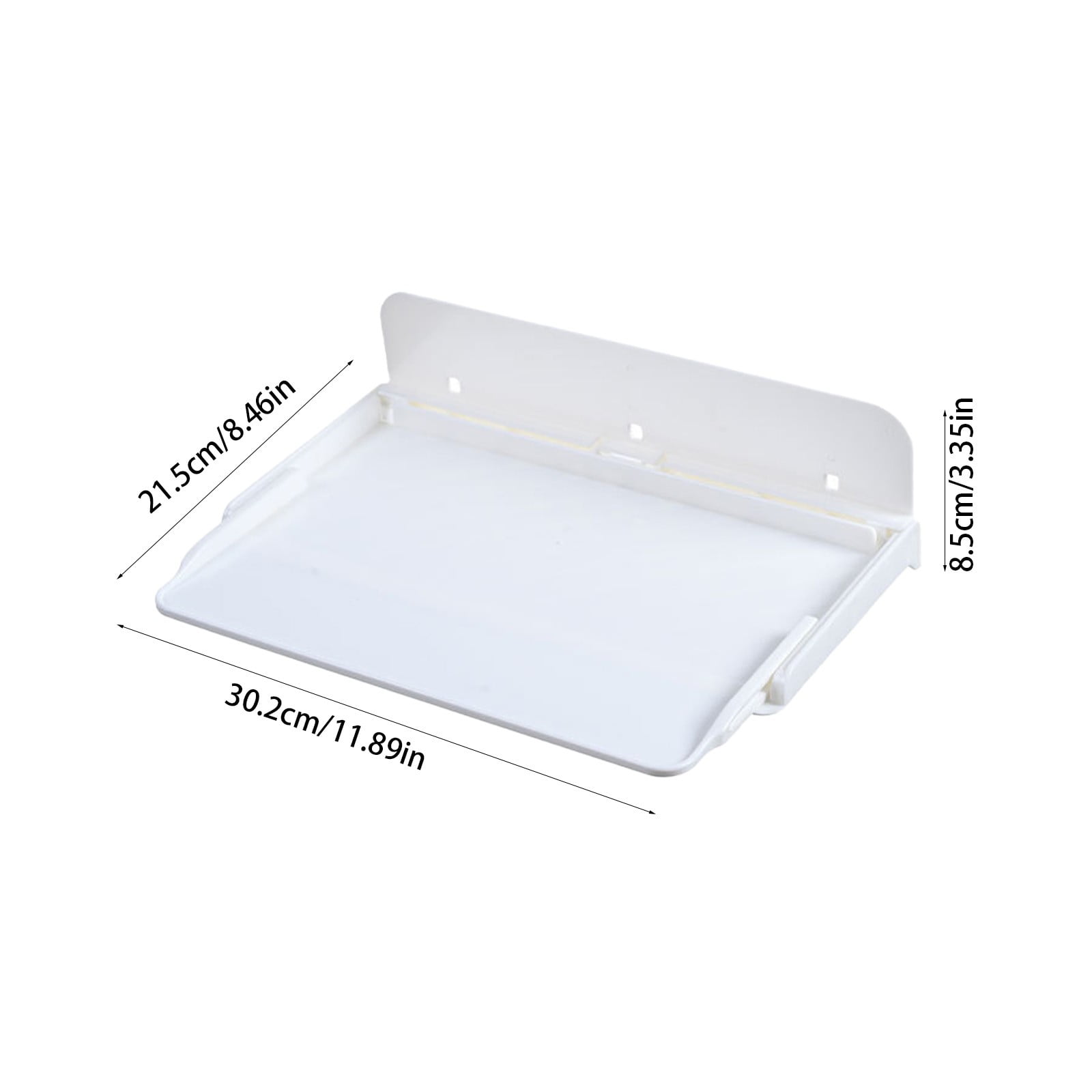 Rkxzt Plastic Shelves,Retractable Wall Shelf No-Drill Storage Organizer ...
