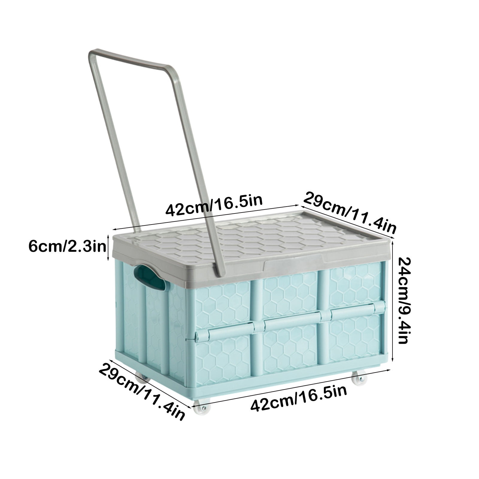 Rkxzt Plastic Storage Box,Reinforced Plastic Storage Bin with Lid ...