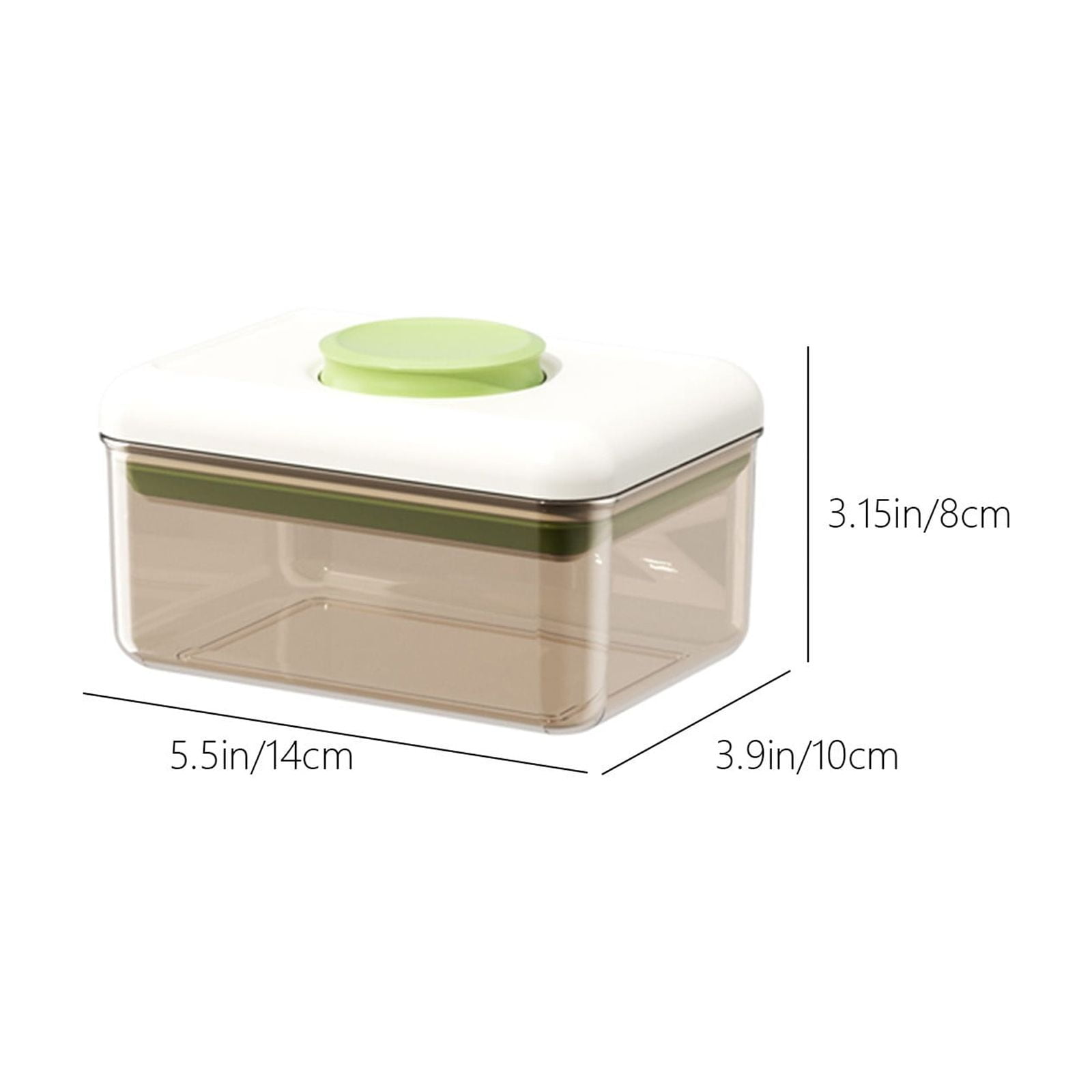 Rkxzt Plastic Storage Jar Glue,Airtight Food Storage Container 2.6L ...