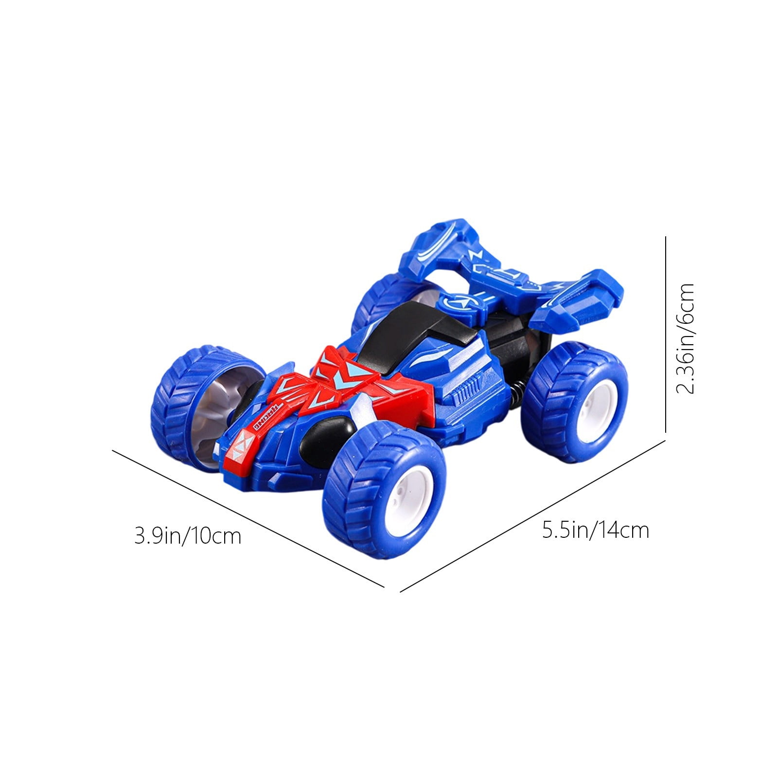 Rkxzt Plastical Double Sided Inertia C Ar,4WD Stunt Car Toy ...