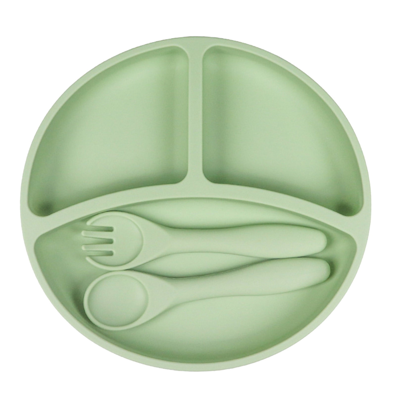 Rkxzt Plates,Little One Meal,Divided Compartments,Food Bowl,Suction Cup ...