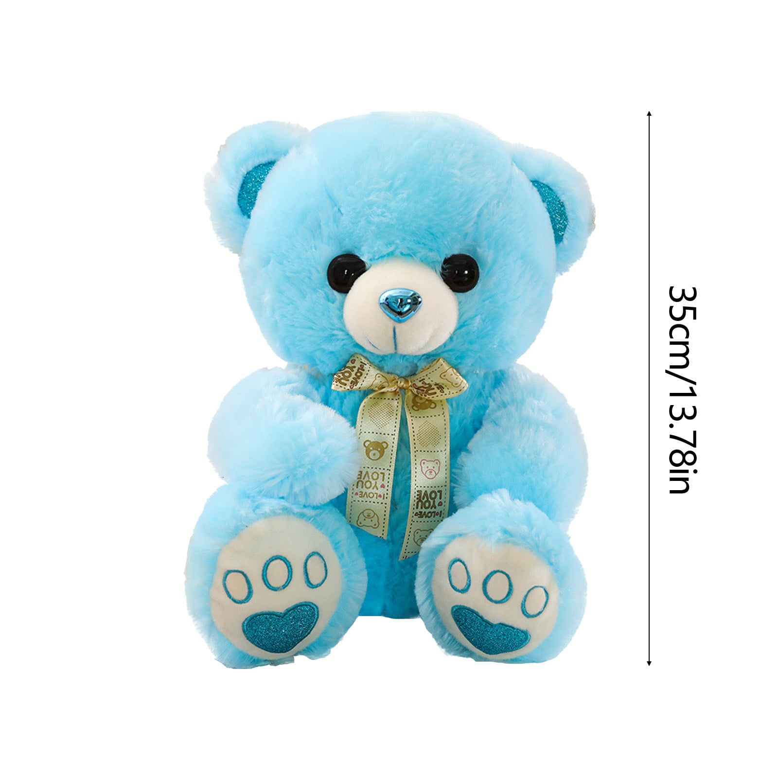 Rkxzt Plush Bear Doll,Sitting Bear Lint Toy Doll 13.8 Inch Plush Pillow ...