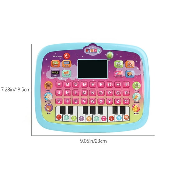 Rkxzt Point Reader,LED Screen English Learning Tablet Educational Toy ...