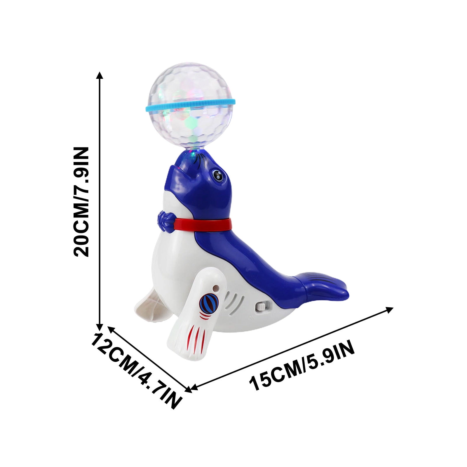 Rkxzt Spinning Sea Lion,Universal Rotating Light Projection Dancing Top ...
